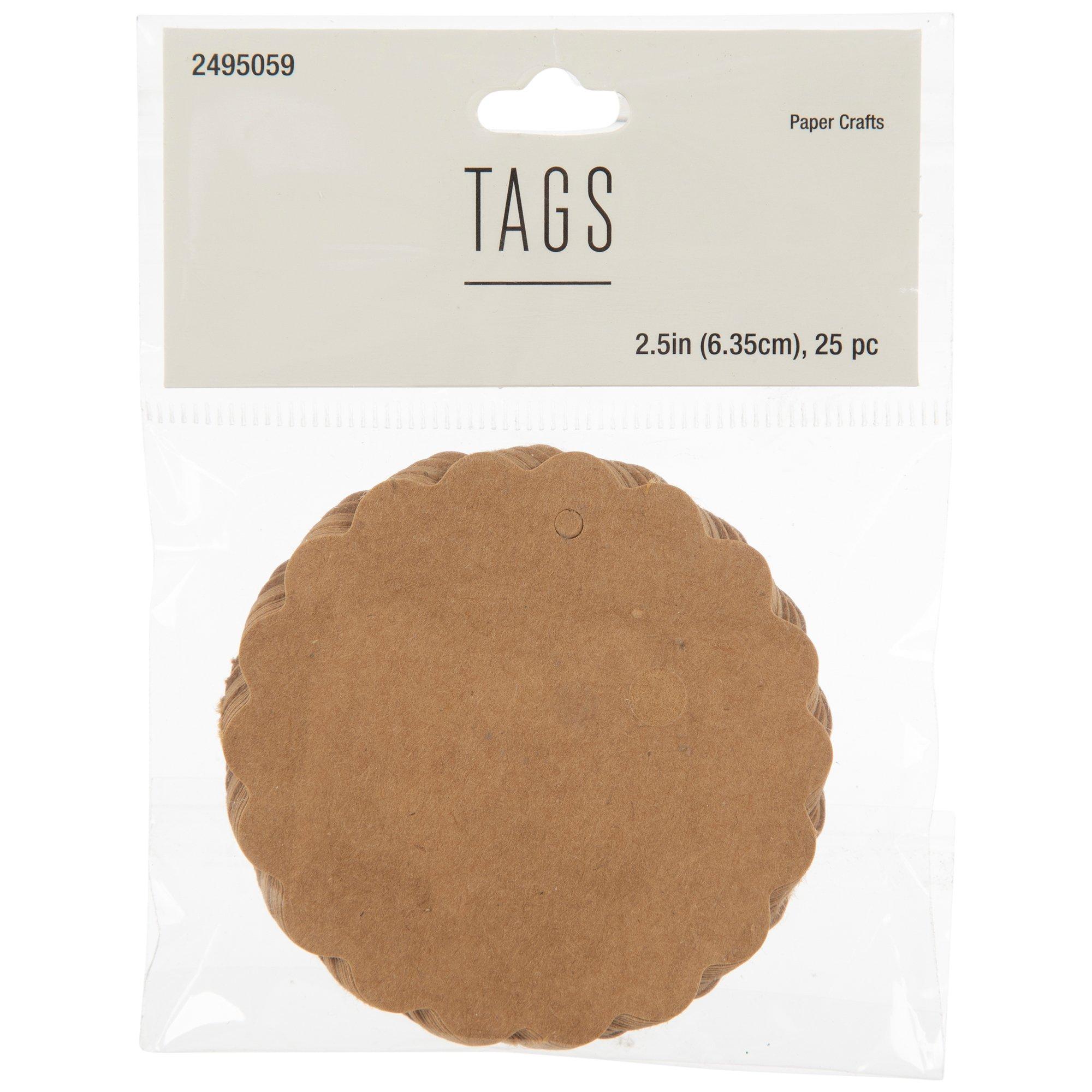 Kraft Scalloped Tags | Hobby Lobby | 2495059