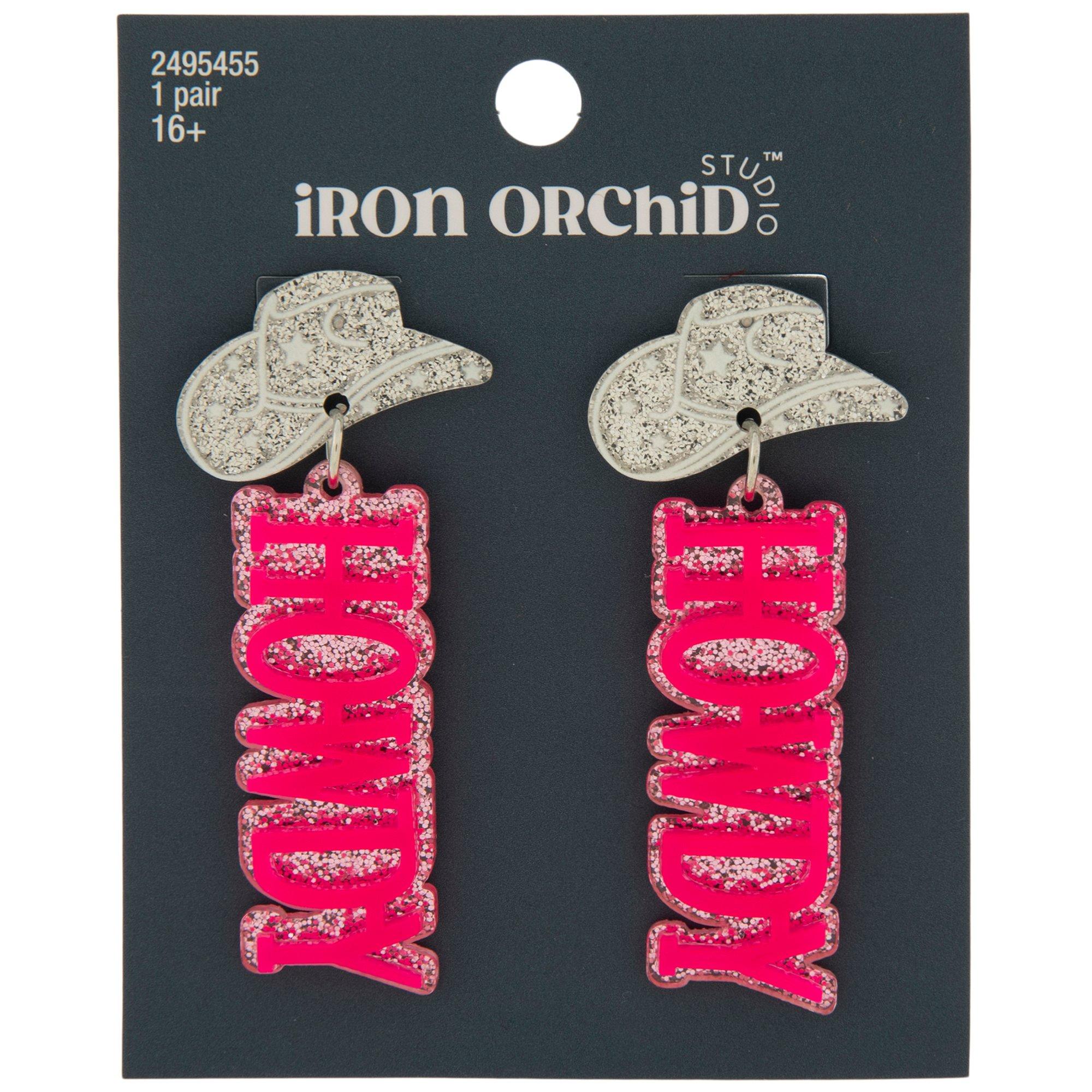 Howdy Glitter Earrings | Hobby Lobby | 2495455