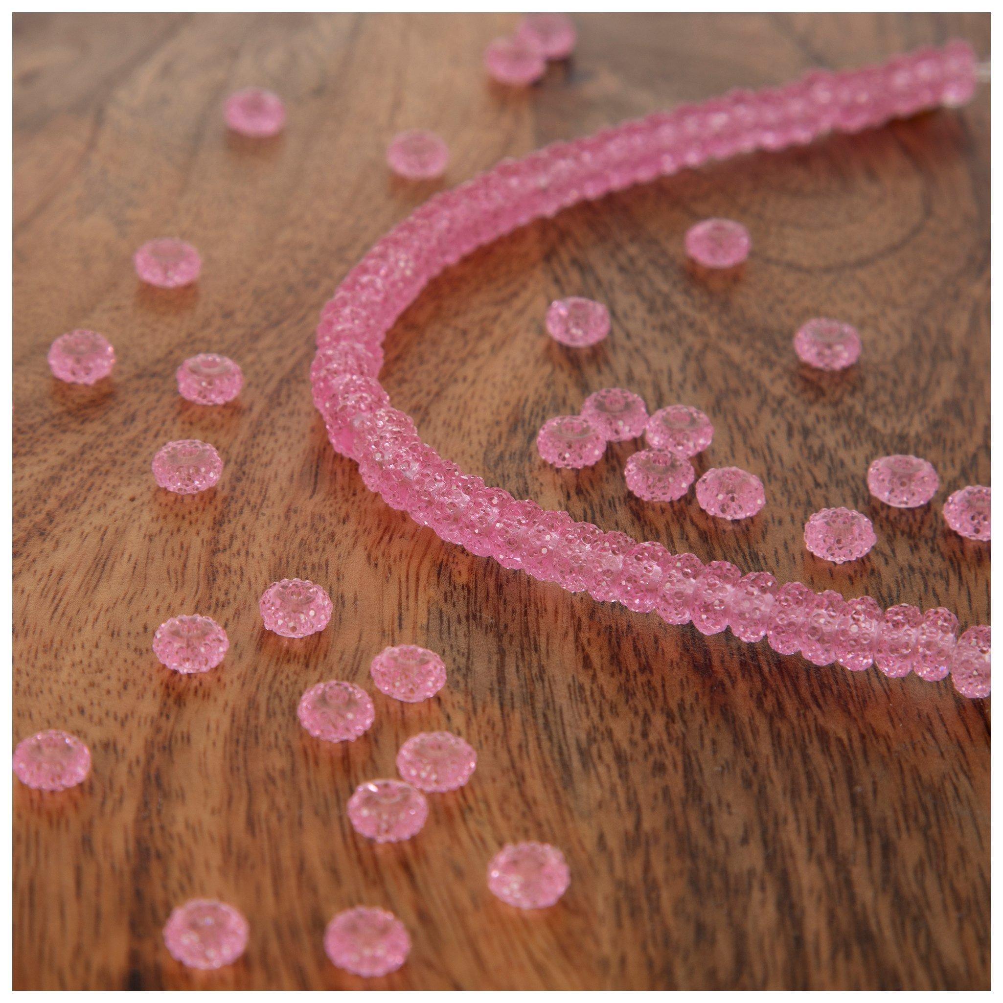 Glossy Rondelle Dyed Bead Strand | Hobby Lobby | 2496412