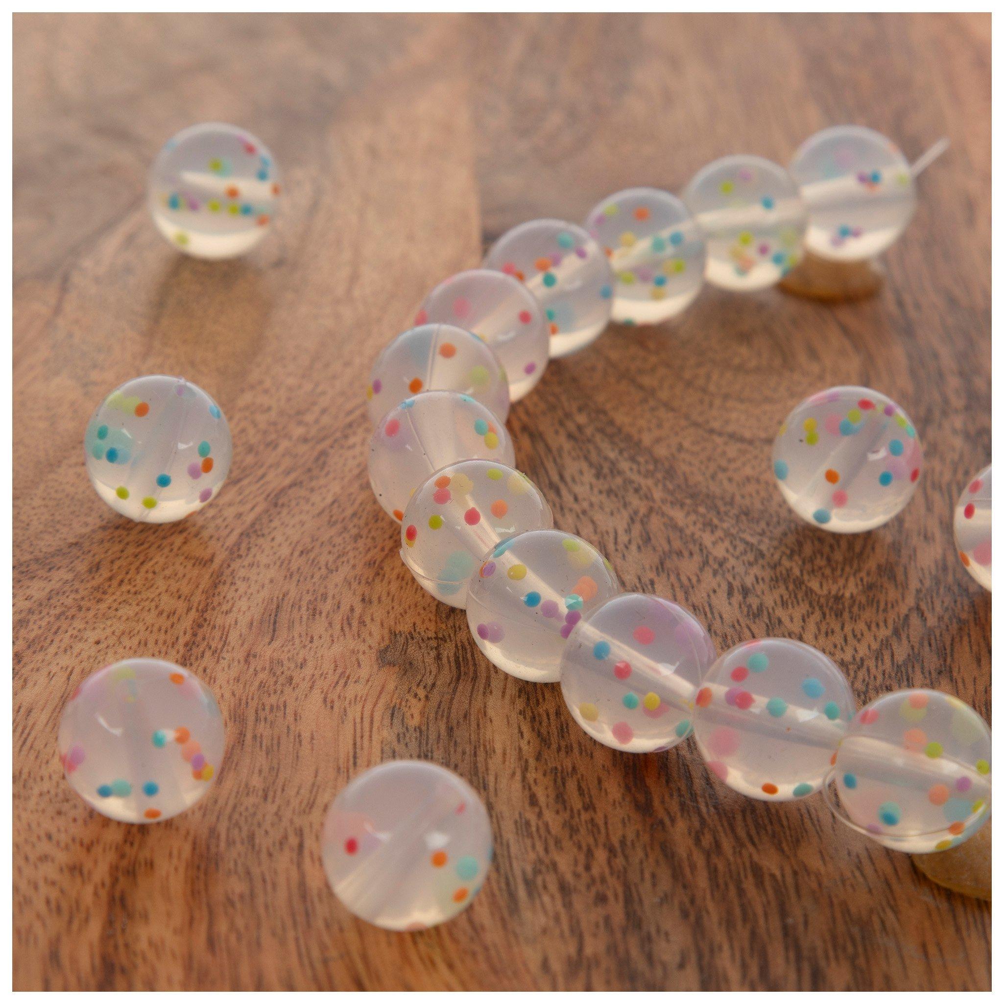 Round Confetti Bead Strand | Hobby Lobby | 2496578