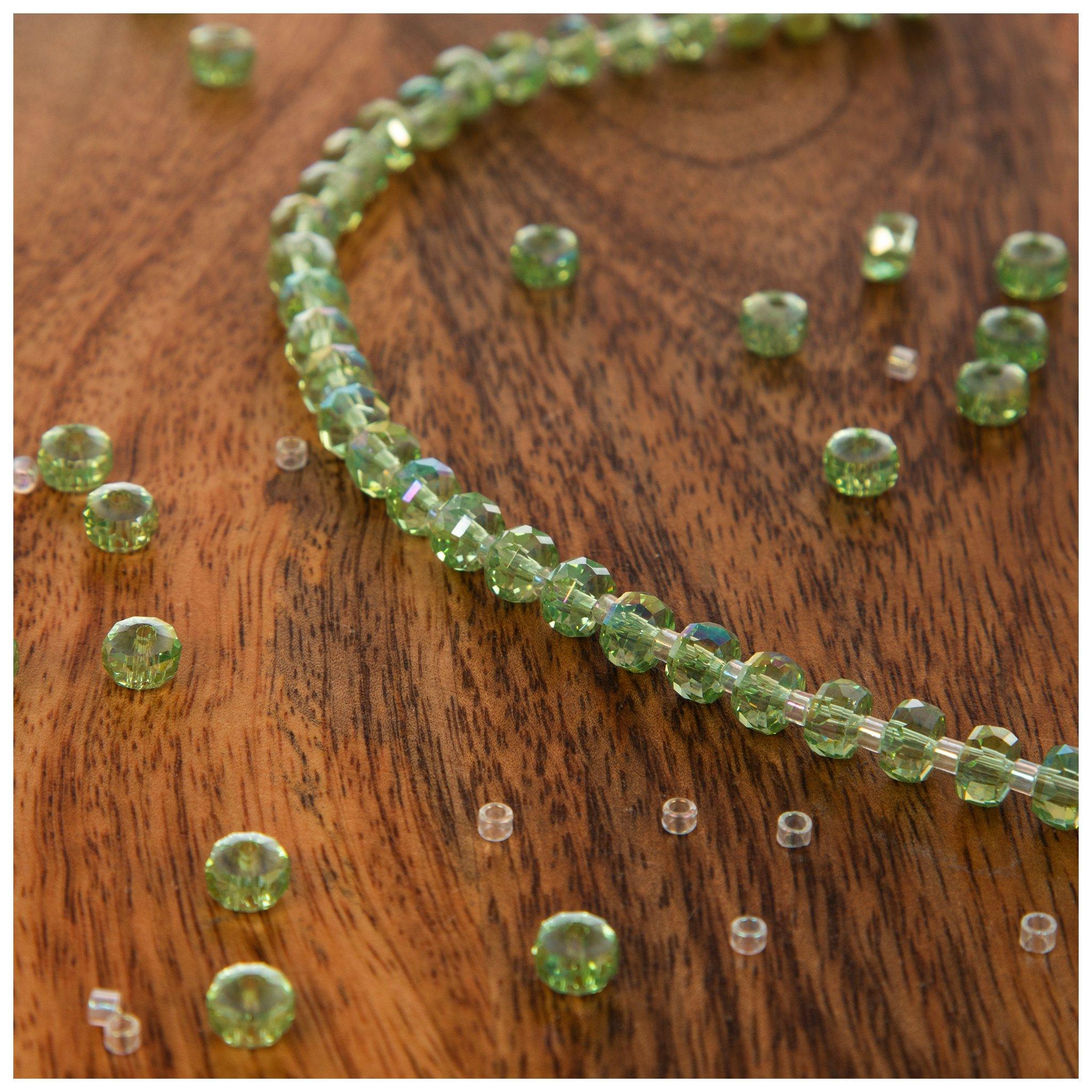 AB Plated Glass Faceted Bead Strand | Hobby Lobby | 2497493