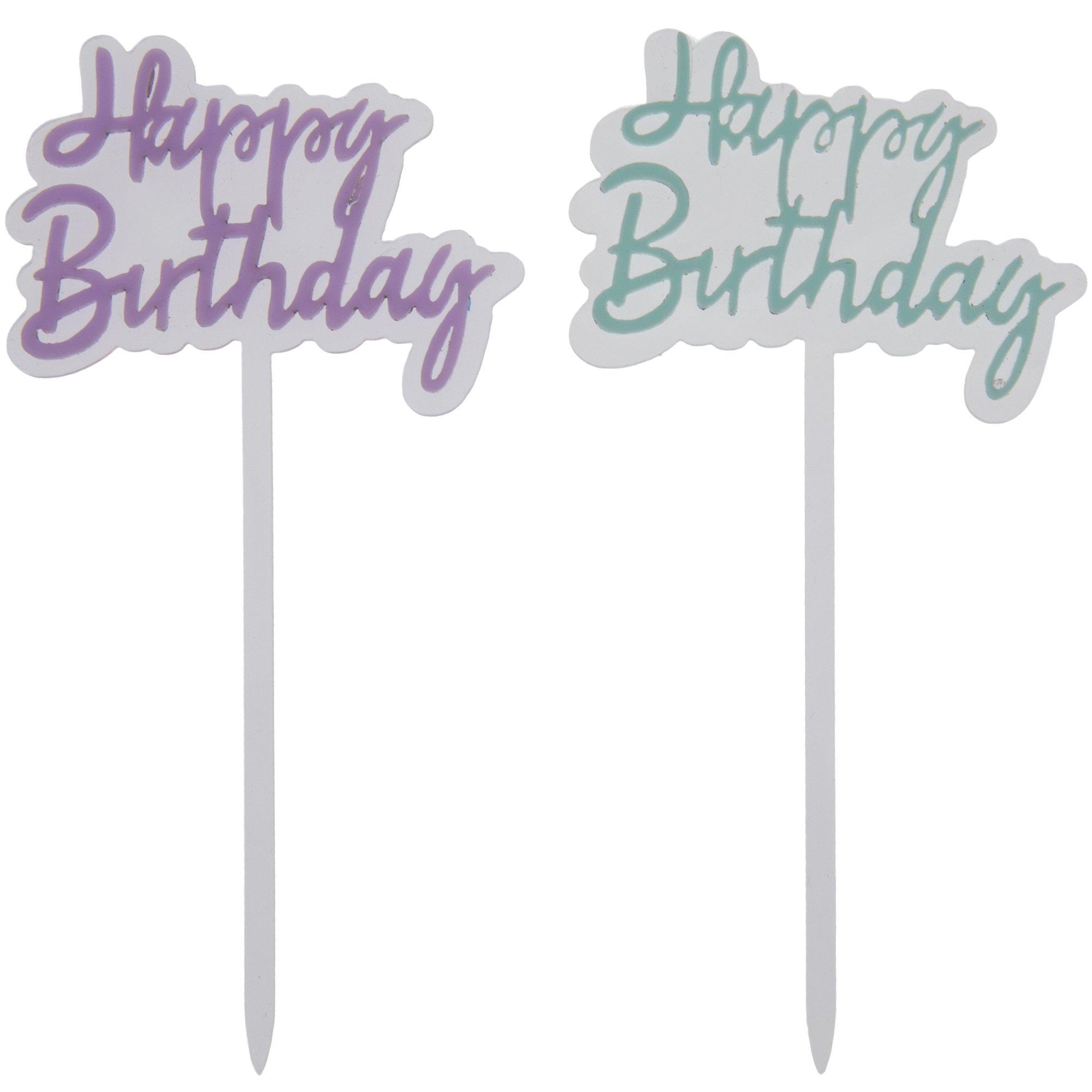 Happy Birthday Cupcake Toppers | Hobby Lobby | 2501674