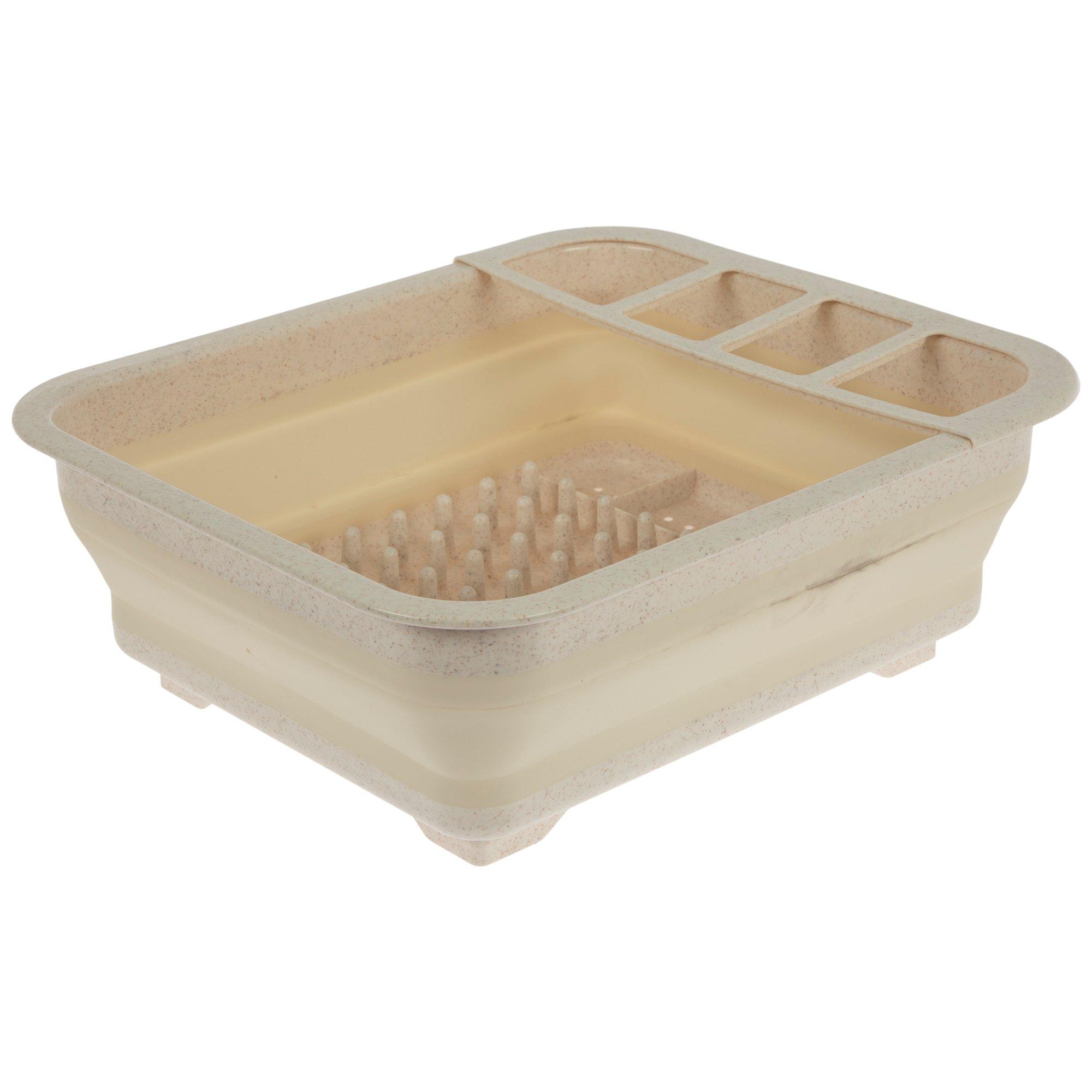 Cream Collapsible Dish Rack | Hobby Lobby | 2504843