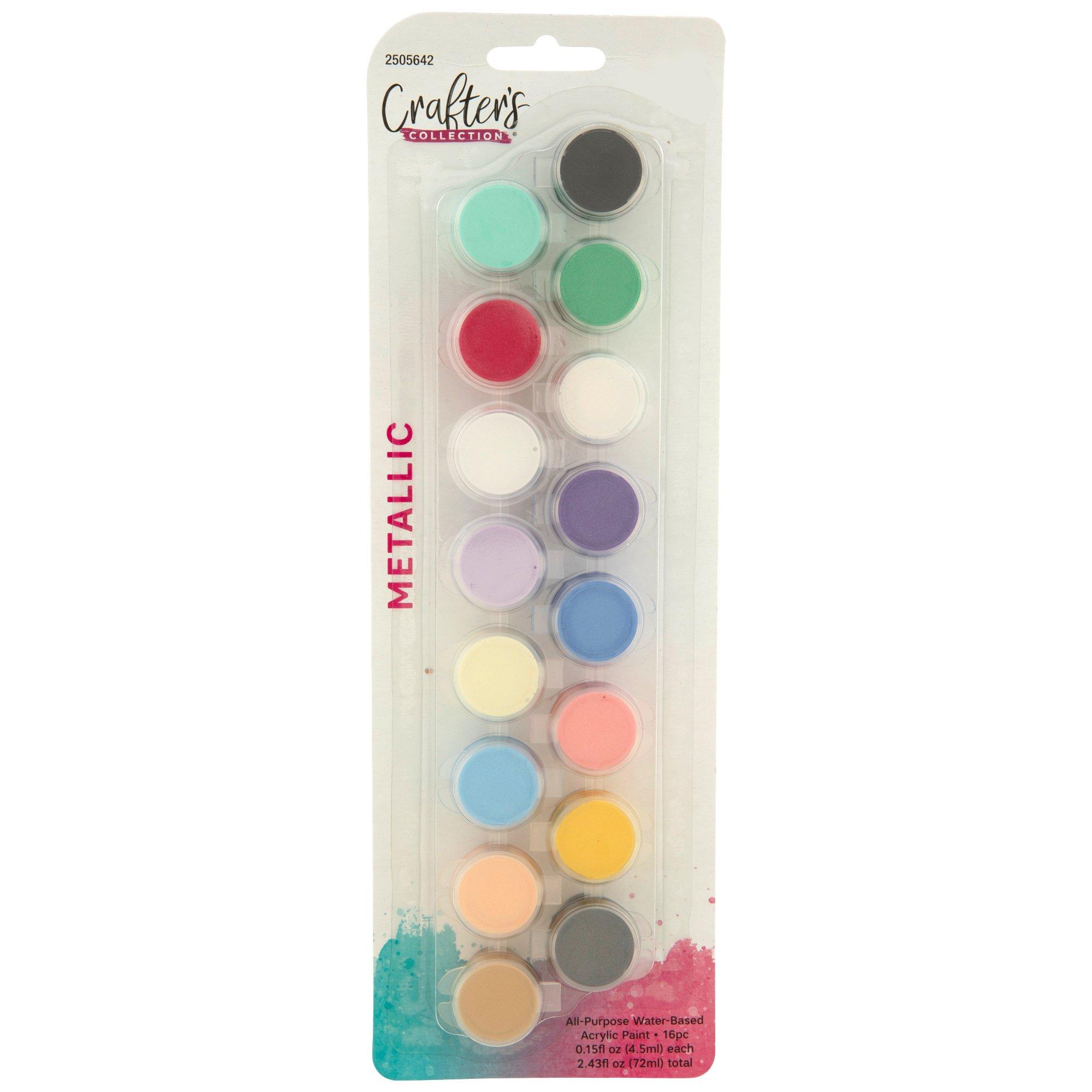 Crafter's Collection Acrylic Paint - 16 Piece Set | Hobby Lobby | 2505642