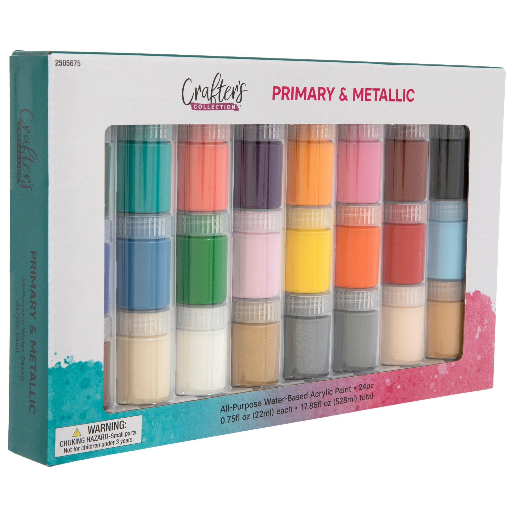 Crafter's Collection Acrylic Paint - 24 Piece Set | Hobby Lobby | 2505675