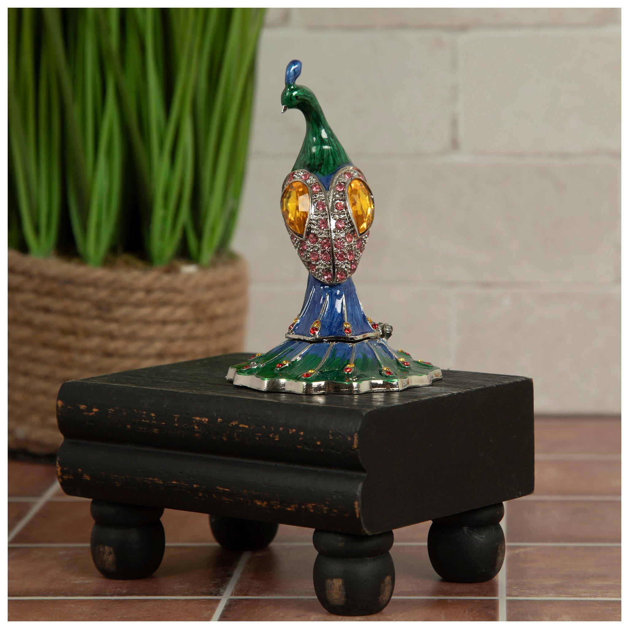 Peacock Rhinestone Jewelry Box | Hobby Lobby | 2508885