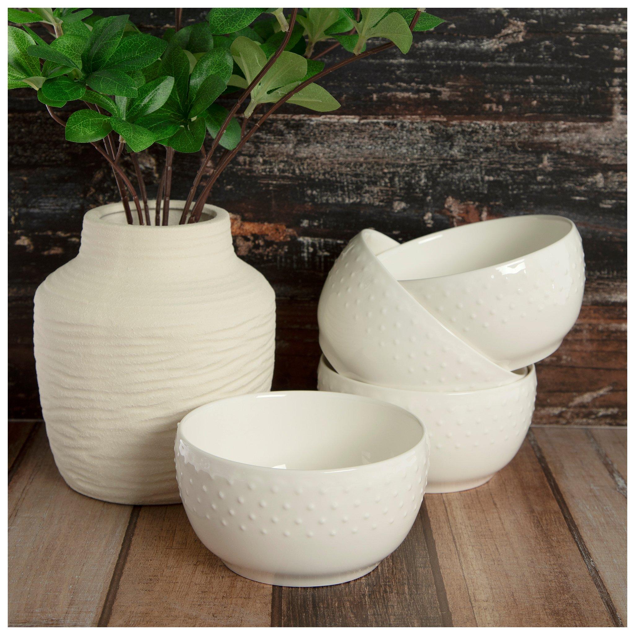 White Hobnail Mini Ceramic Bowls | Hobby Lobby | 2514297