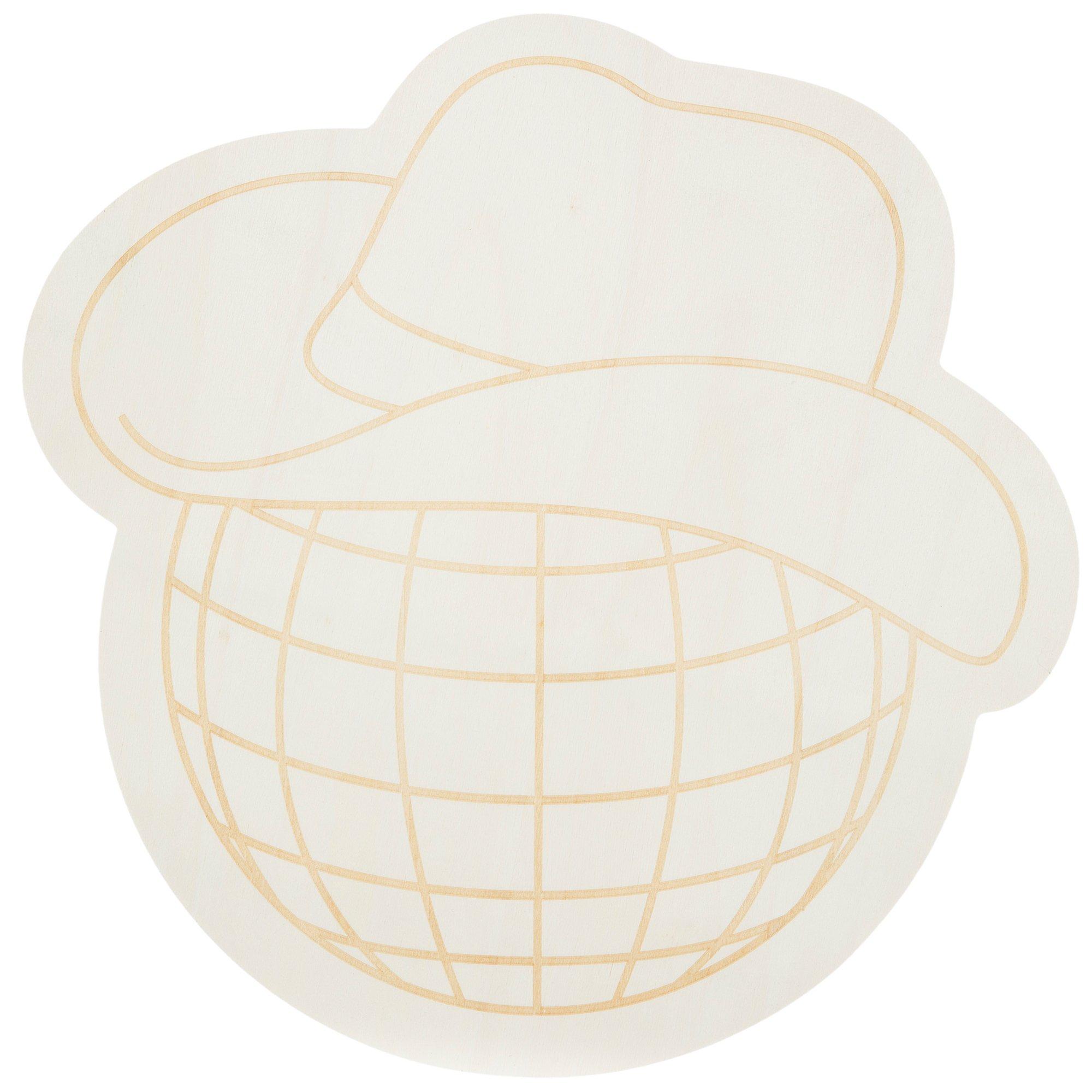 Cowboy Disco Ball Wood Shape | Hobby Lobby | 2519783