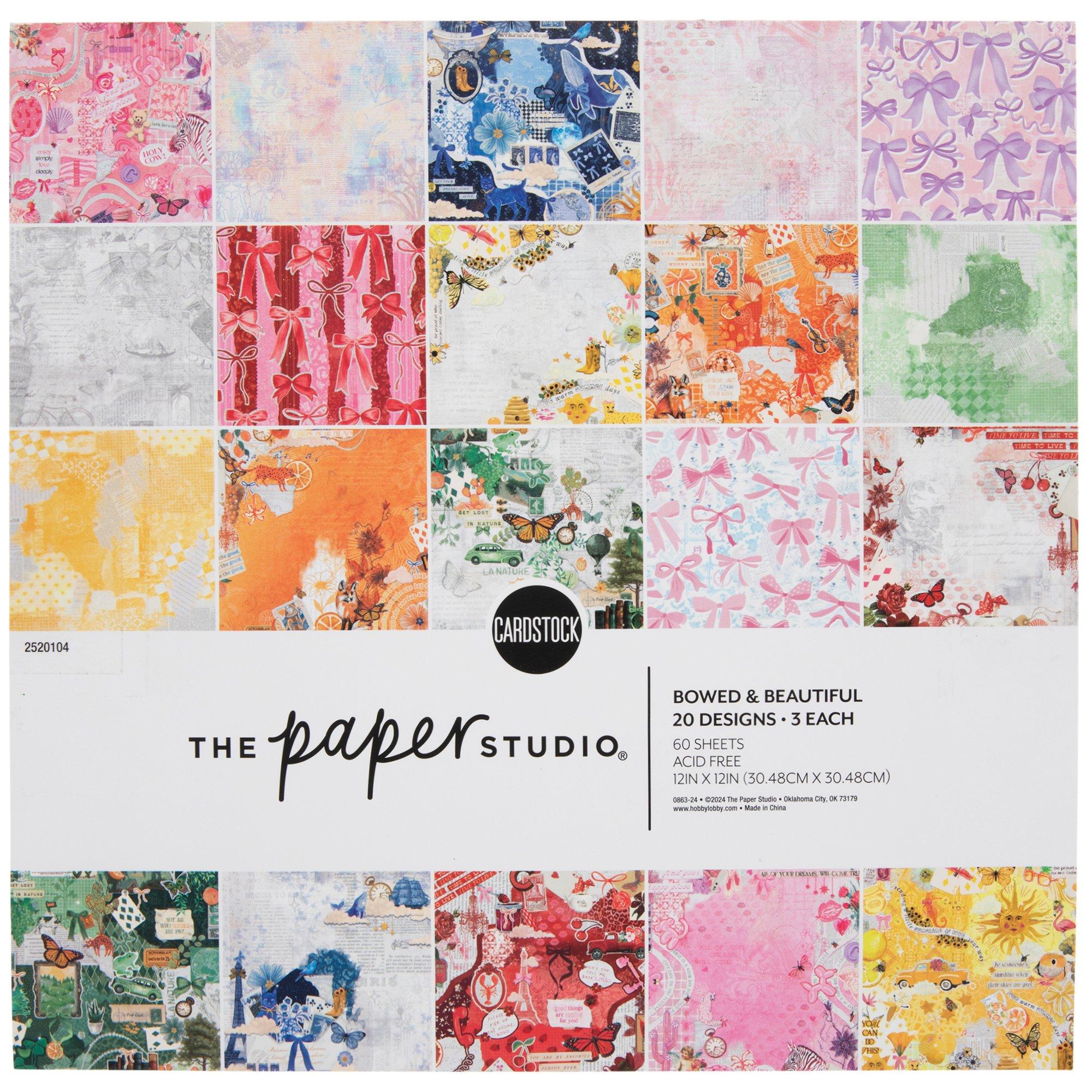 Bowed & Beautiful Cardstock Paper Pack - 12" x 12" | Hobby Lobby | 2520104