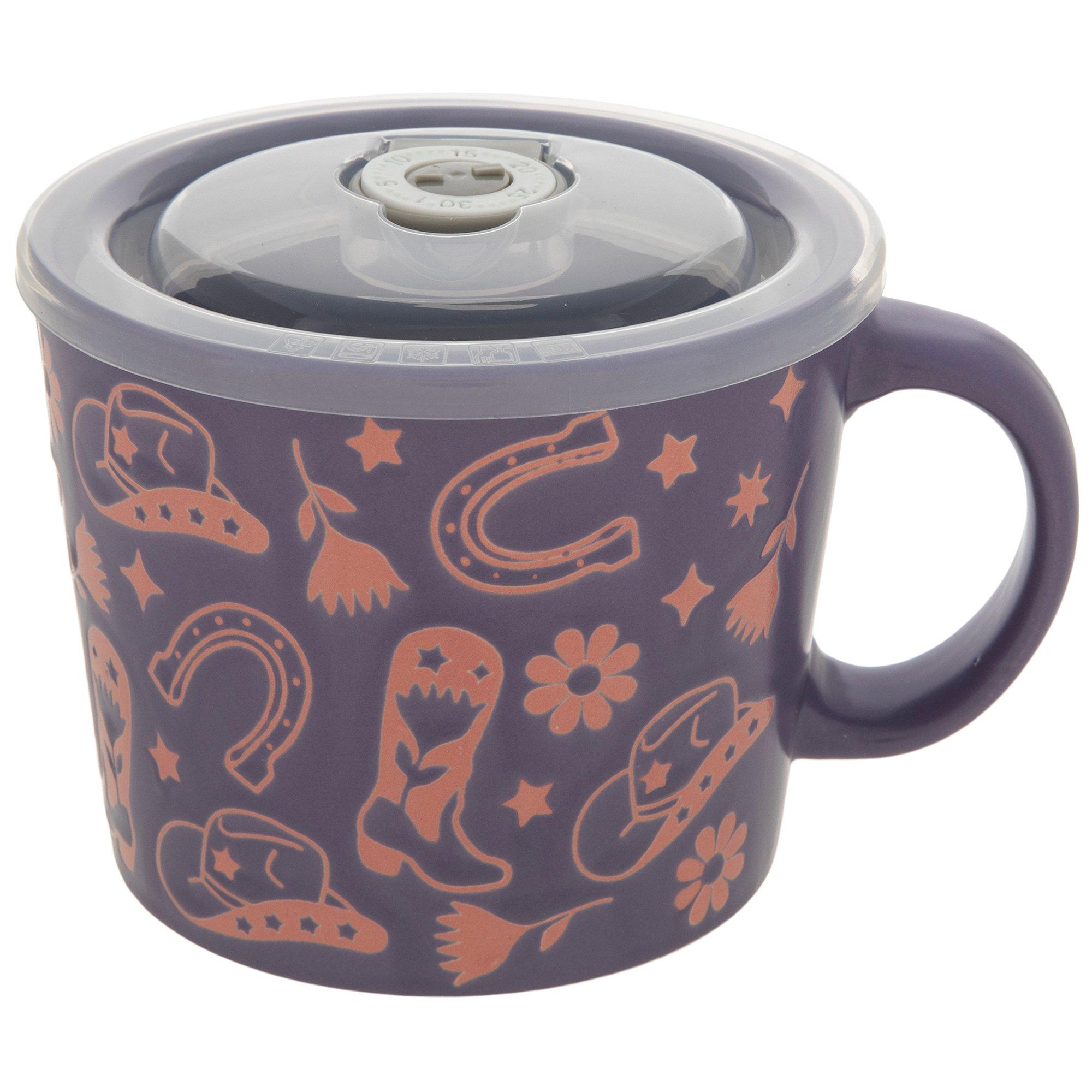 Purple & Pink Cowgirl Soup Mug | Hobby Lobby | 2522787