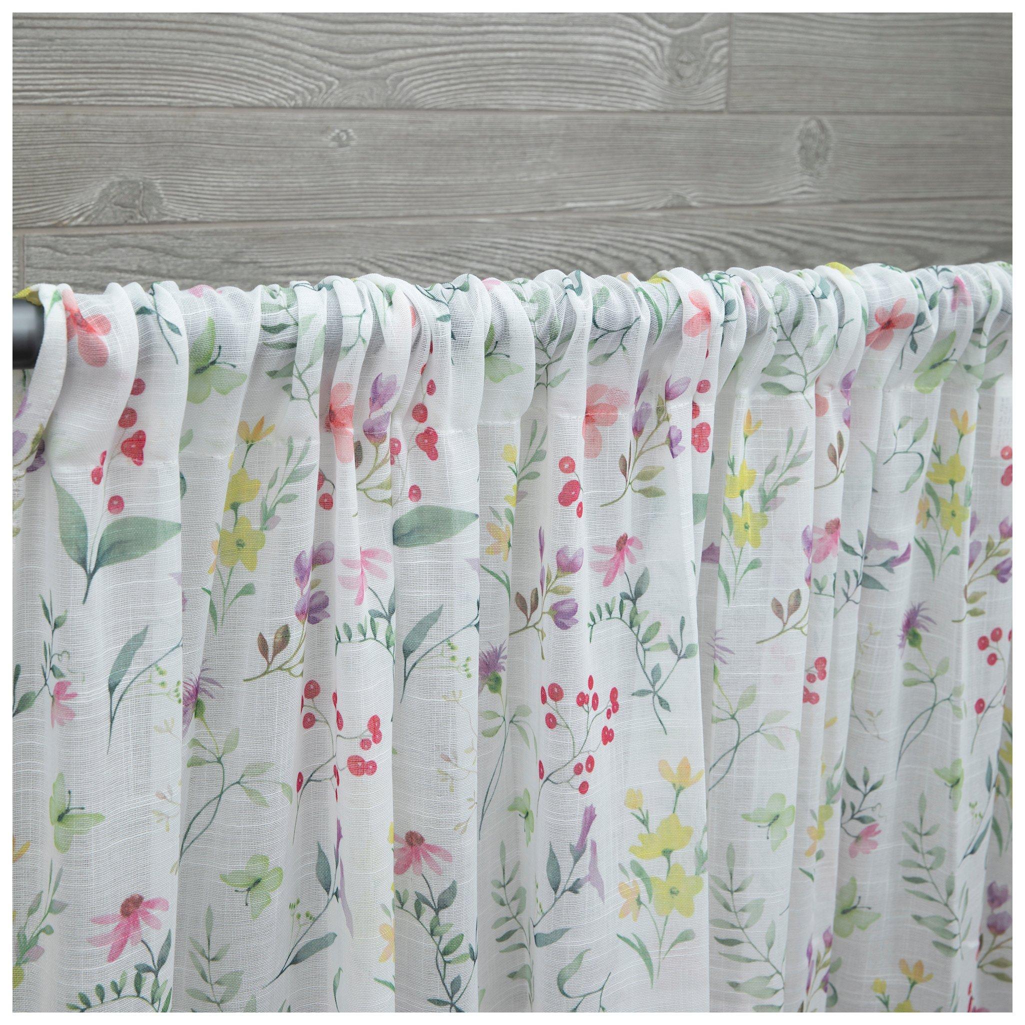 Wildflower Sheer Window Curtain | Hobby Lobby | 2523546