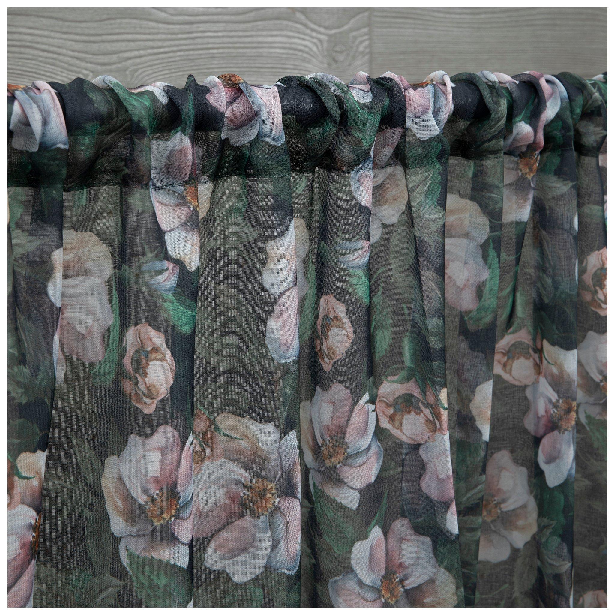 Moody Floral Sheer Window Curtain | Hobby Lobby | 2523637