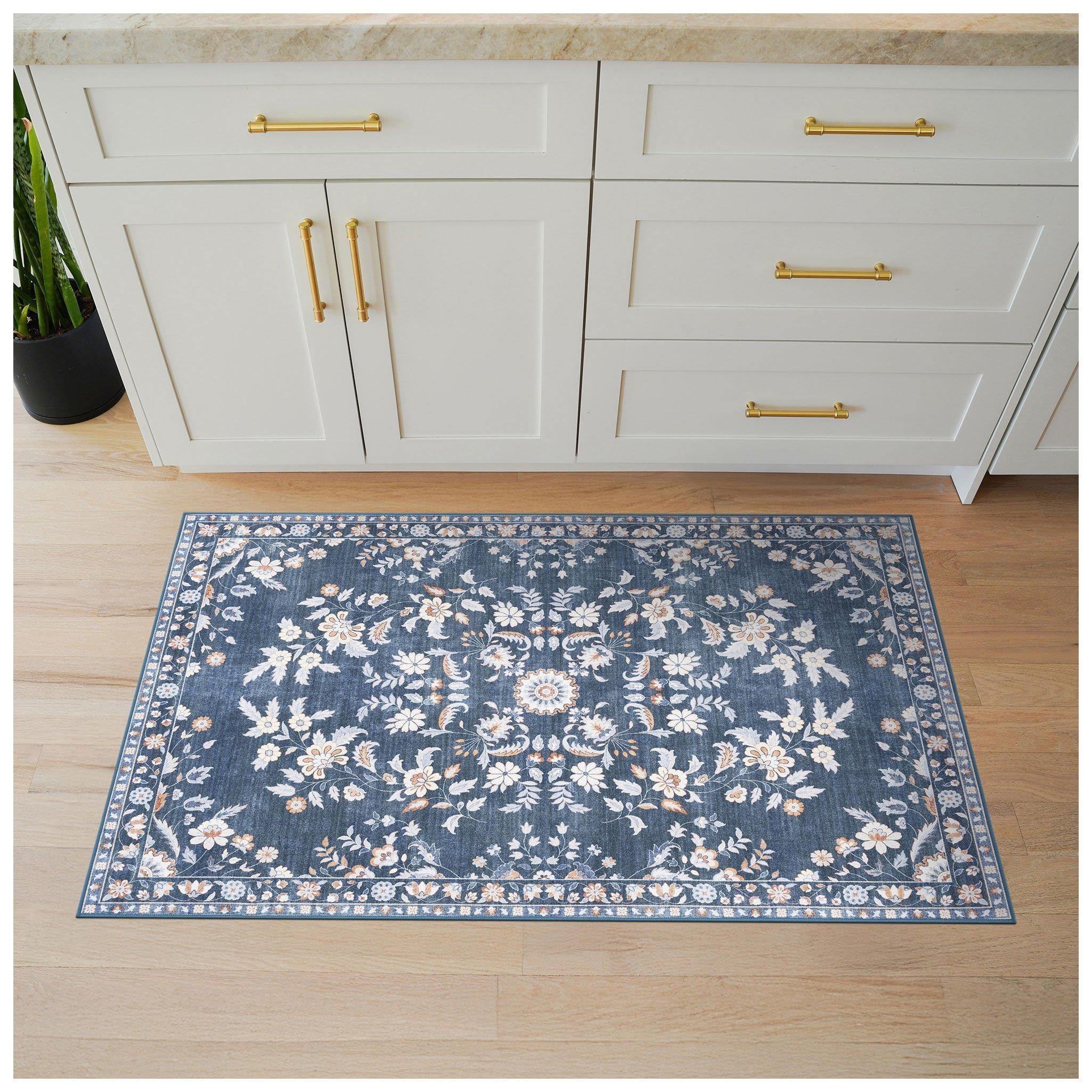 Colin Blue Floral Rug | Hobby Lobby | 2526473