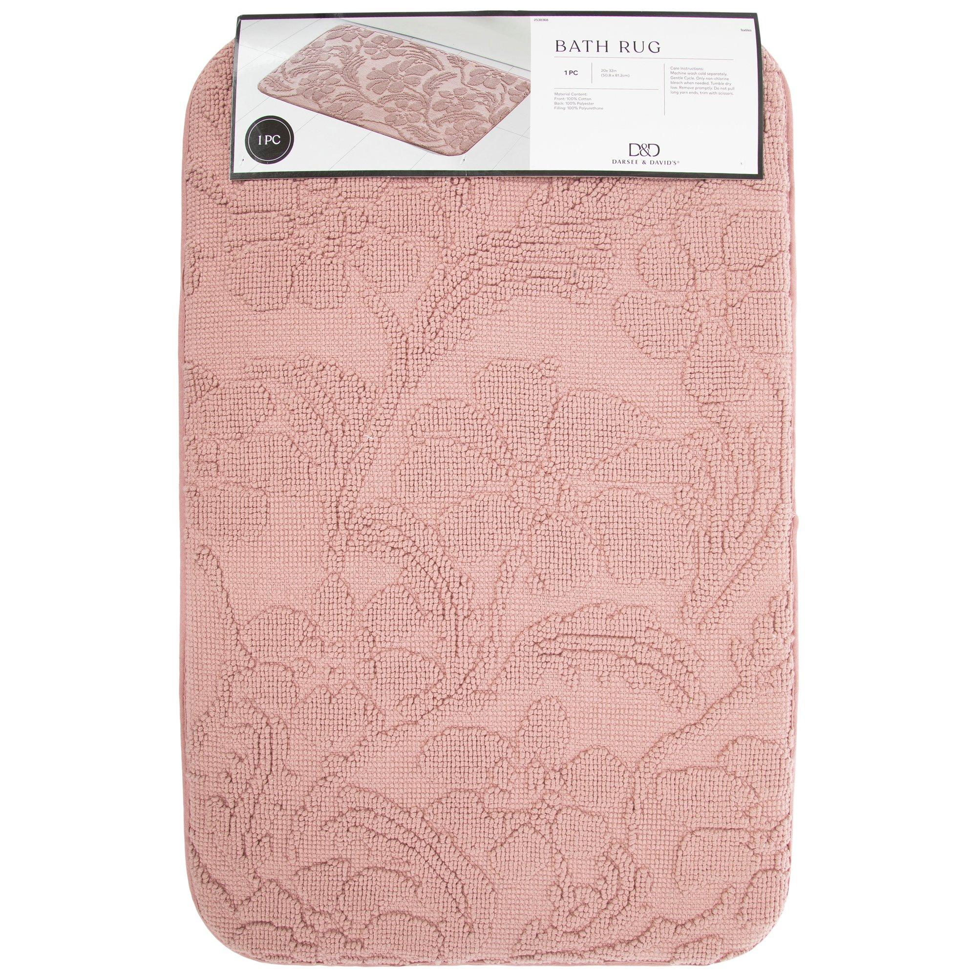 Wood Rose Floral Bath Rug | Hobby Lobby | 2530368