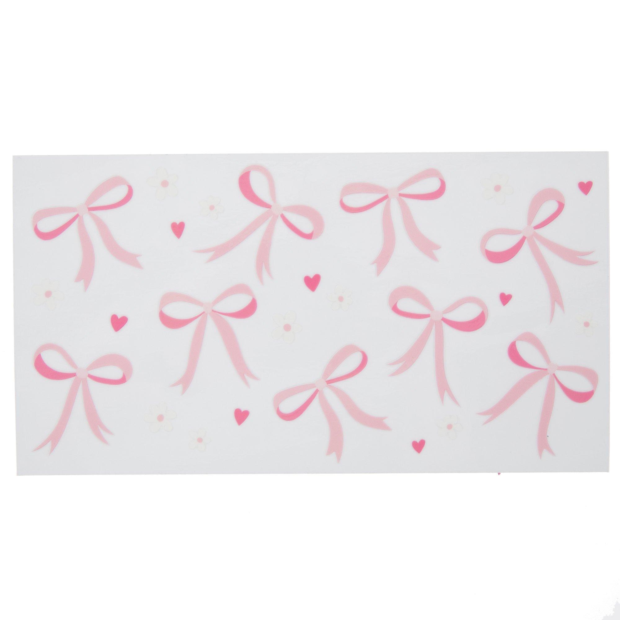 Pink Bows Cold Transfer Cup Wrap | Hobby Lobby | 2532752