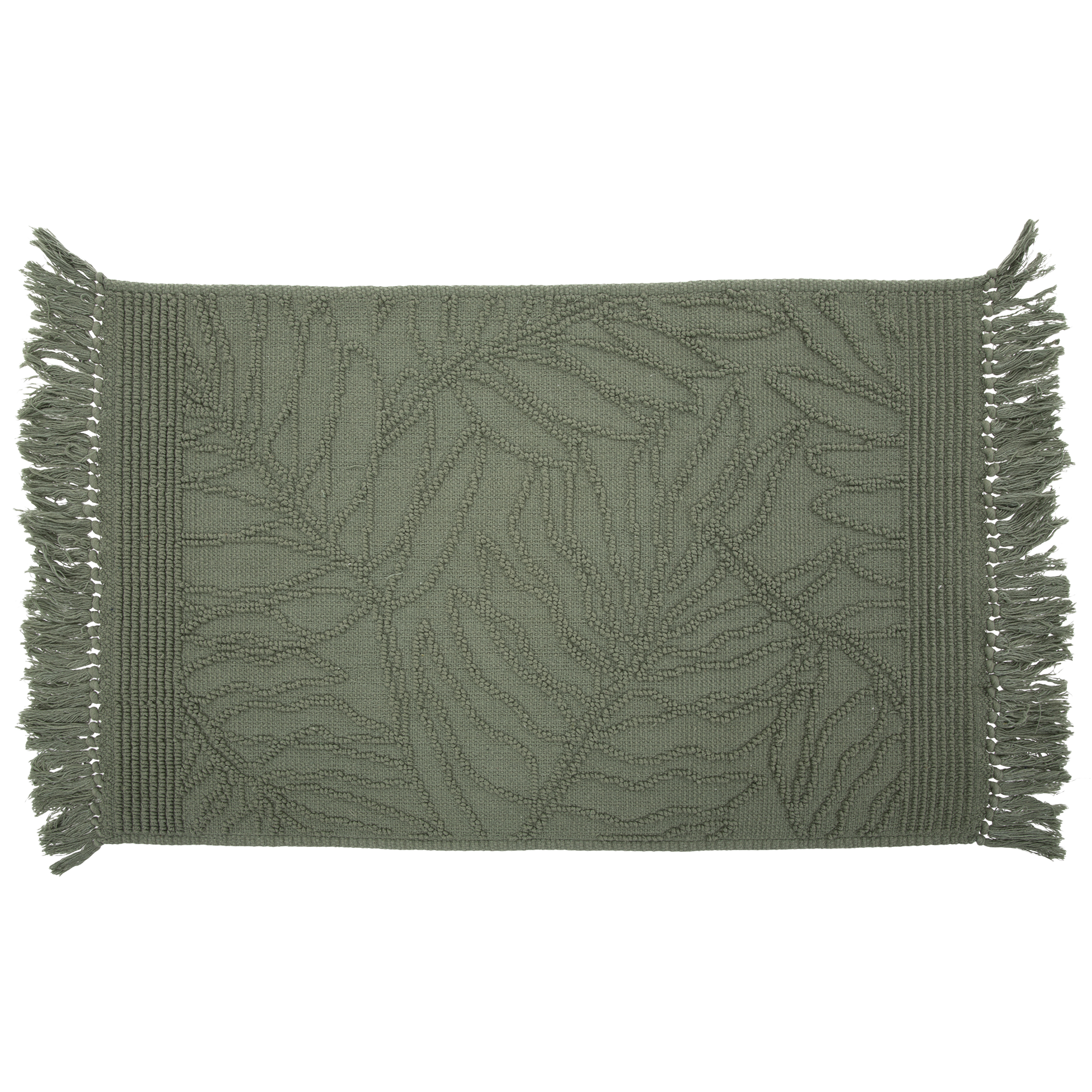 Olive Leaves Fringe Bath Rug | Hobby Lobby | 2532828