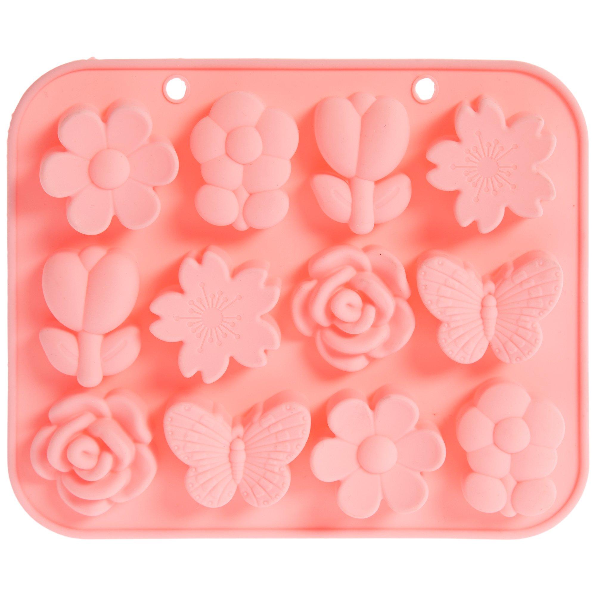 Assorted Flowers Silicone Candy Mold | Hobby Lobby | 2536423
