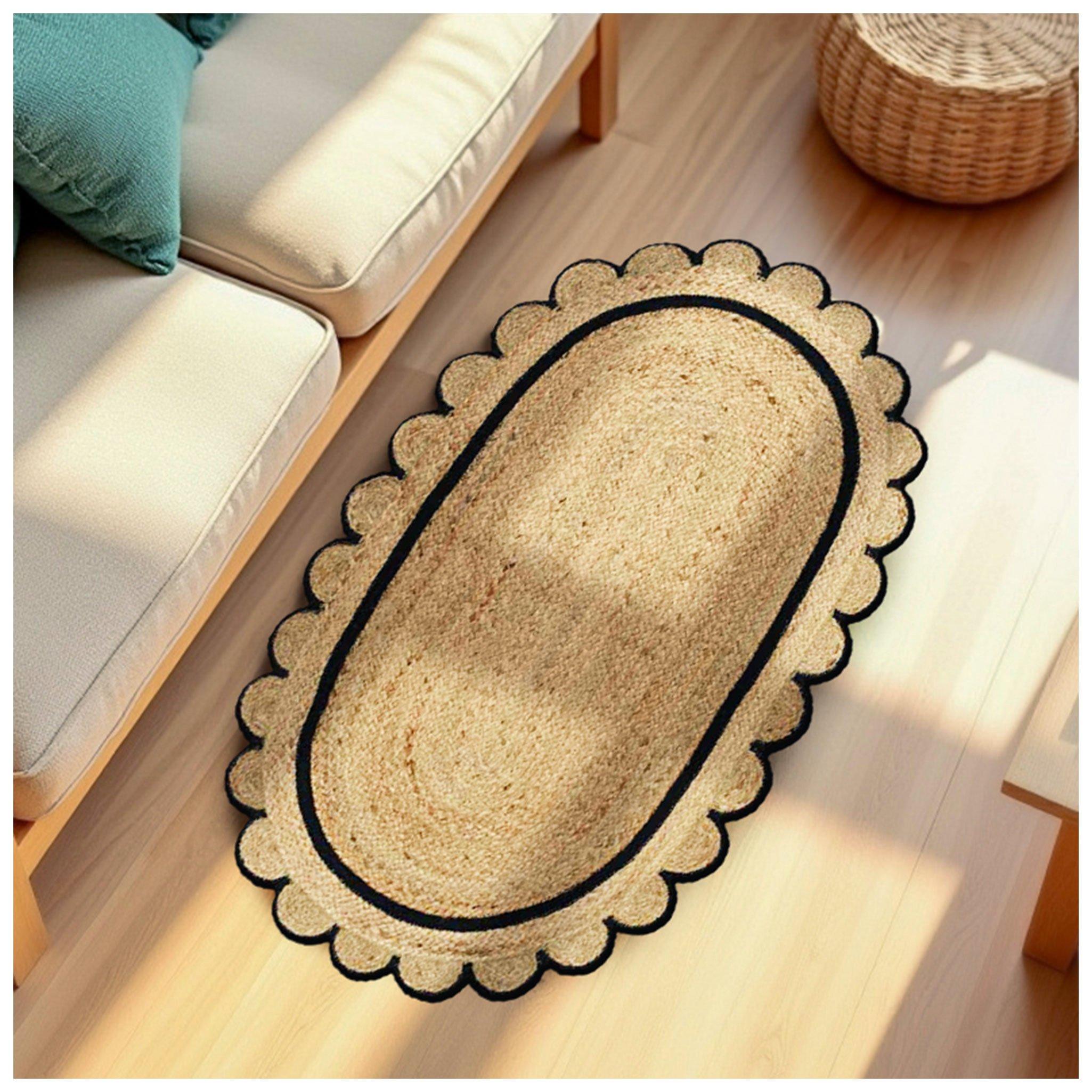 Scalloped Jute Rug | Hobby Lobby | 2536555