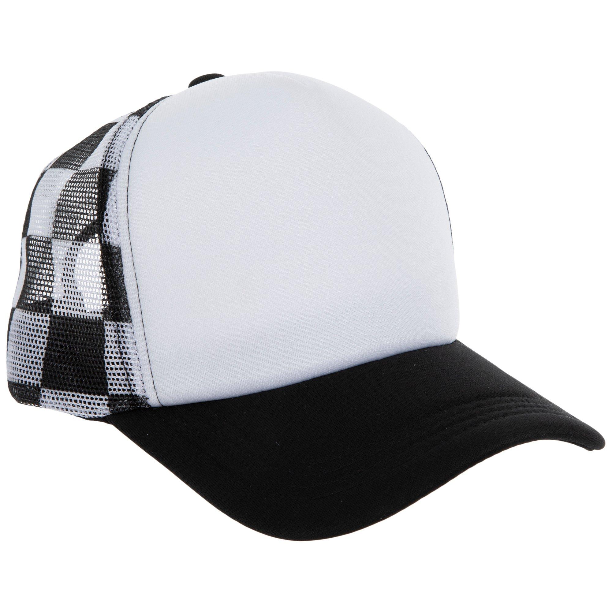 Checkered Sublimation Trucker Hat | Hobby Lobby | 2538775