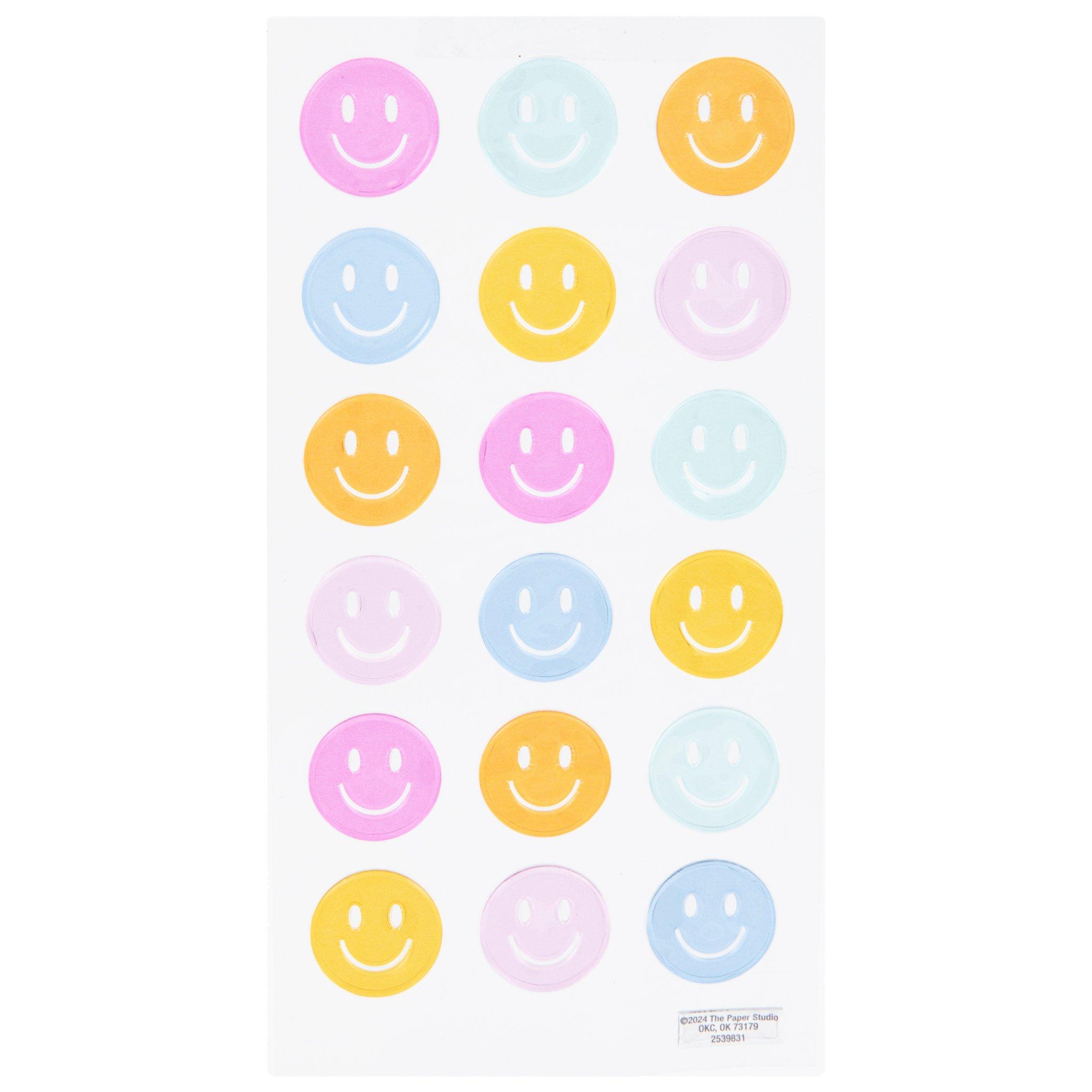 Bright Smiley Face Stickers | Hobby Lobby | 2539831