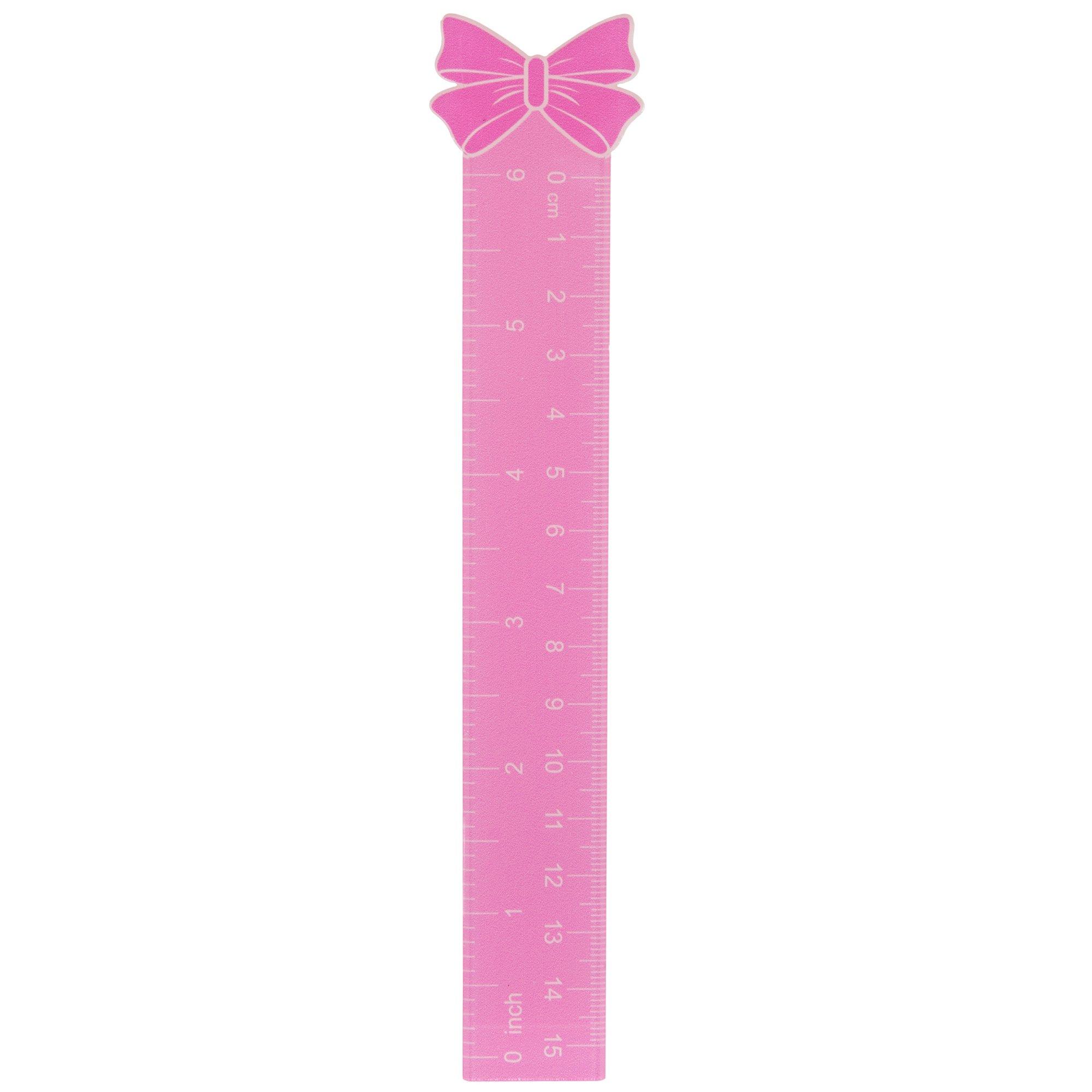 Pink Bow Acrylic Ruler | Hobby Lobby | 2543635