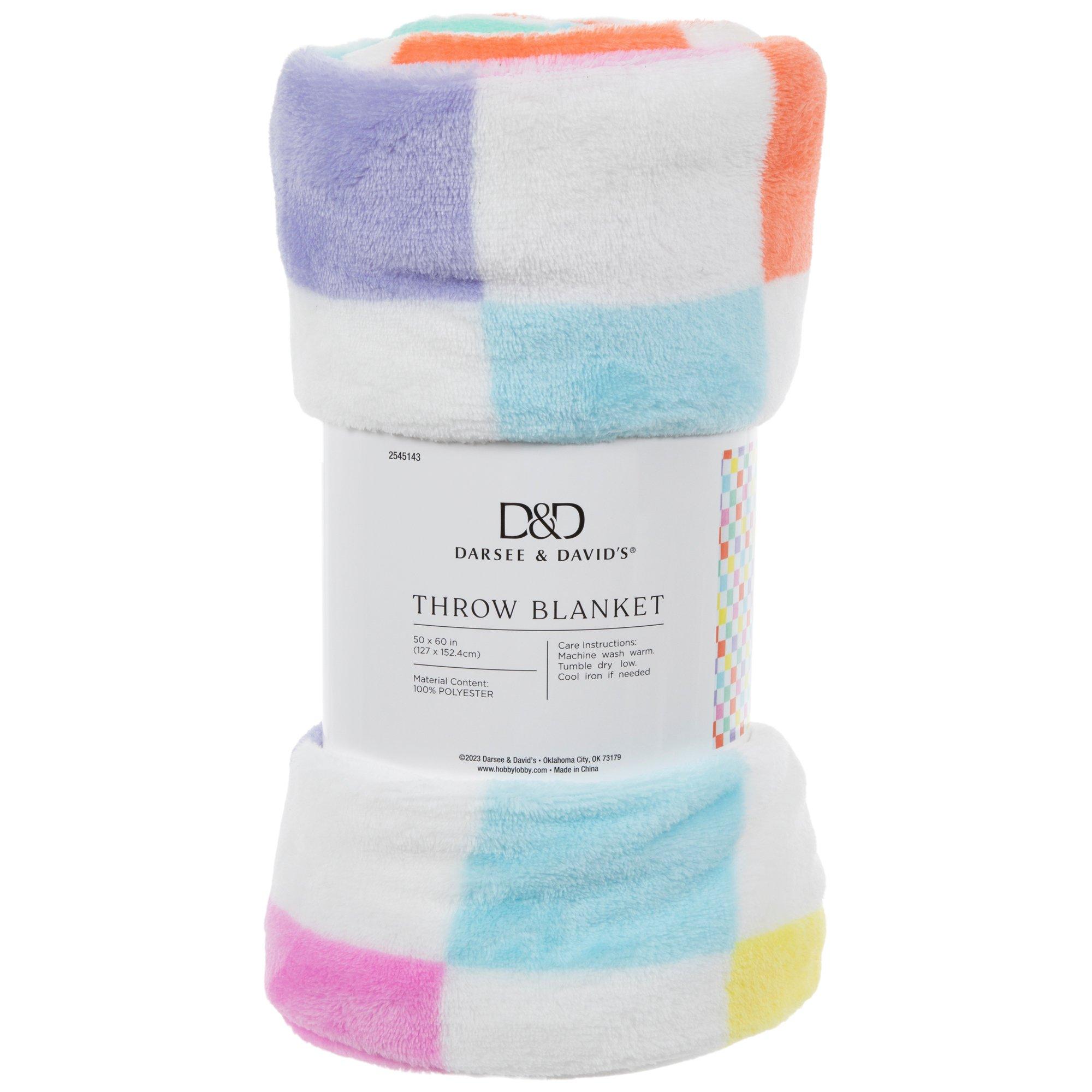 Bright Check Throw Blanket | Hobby Lobby | 2545143