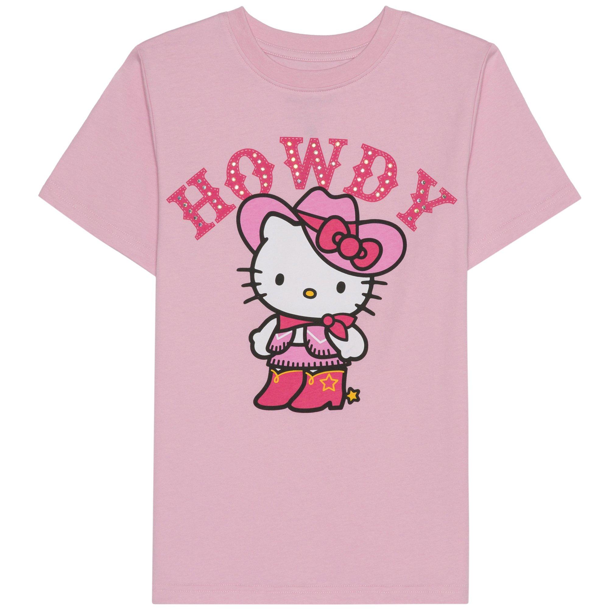 Pink Howdy Hello Kitty Youth T-Shirt | Hobby Lobby | 2546224