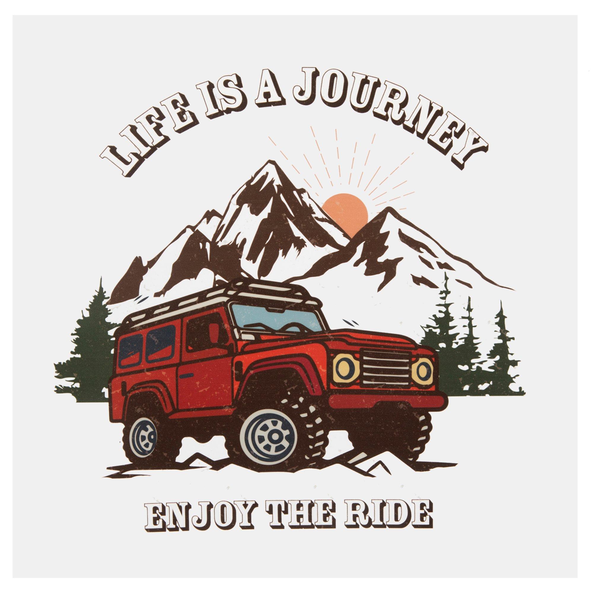 Life Is A Journey Iron-On Transfer | Hobby Lobby | 2546489