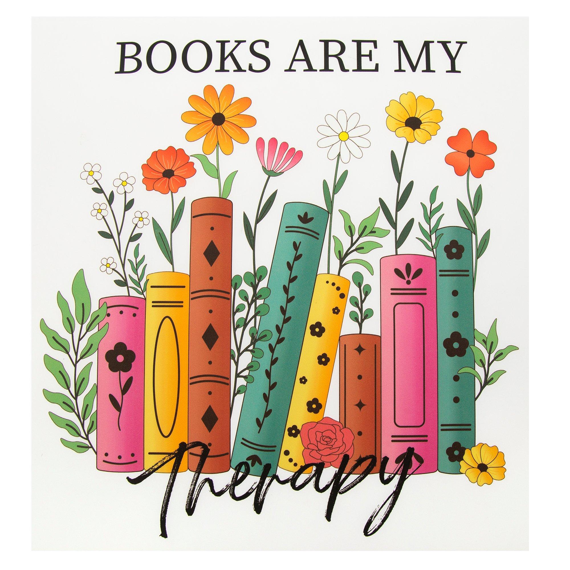 Books Are My Therapy Iron-On Transfer | Hobby Lobby | 2546570
