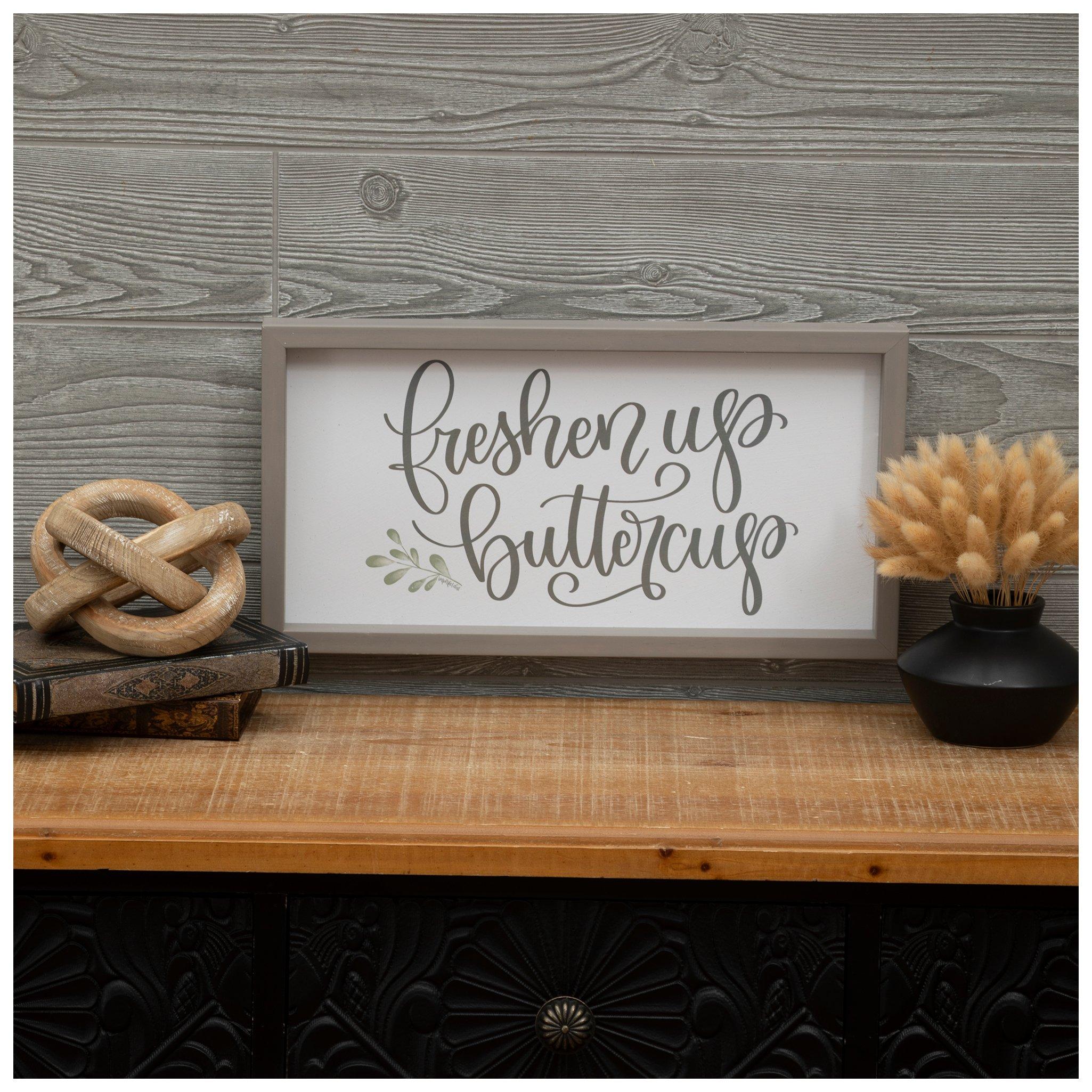 Freshen Up Buttercup Wood Wall Decor | Hobby Lobby | 2547743