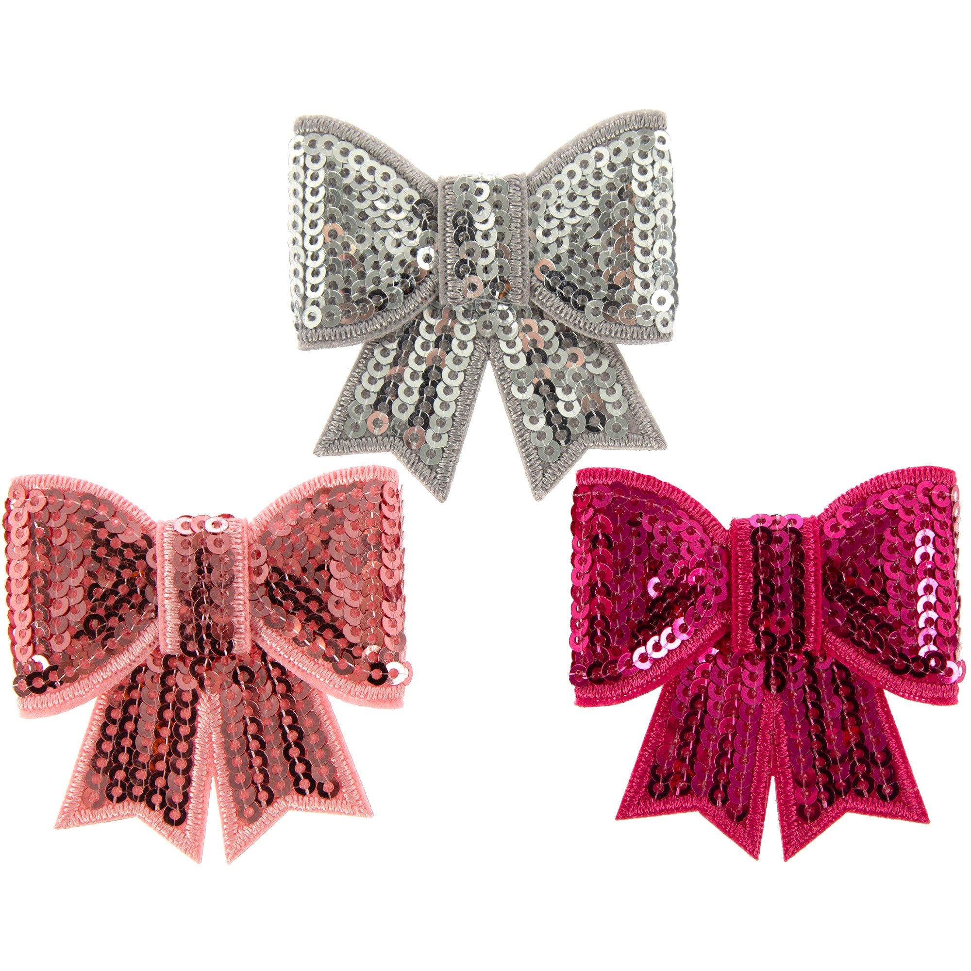 Sequin Bows Iron-On Patches | Hobby Lobby | 2549384
