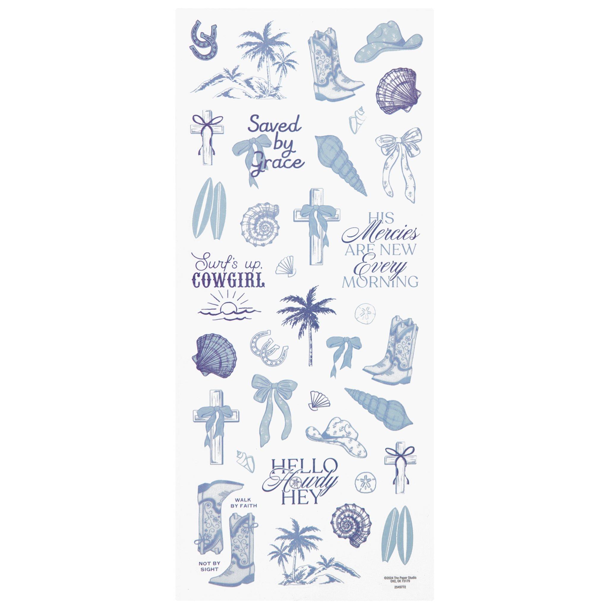 Coastal Cowgirl Stickers | Hobby Lobby | 2549772