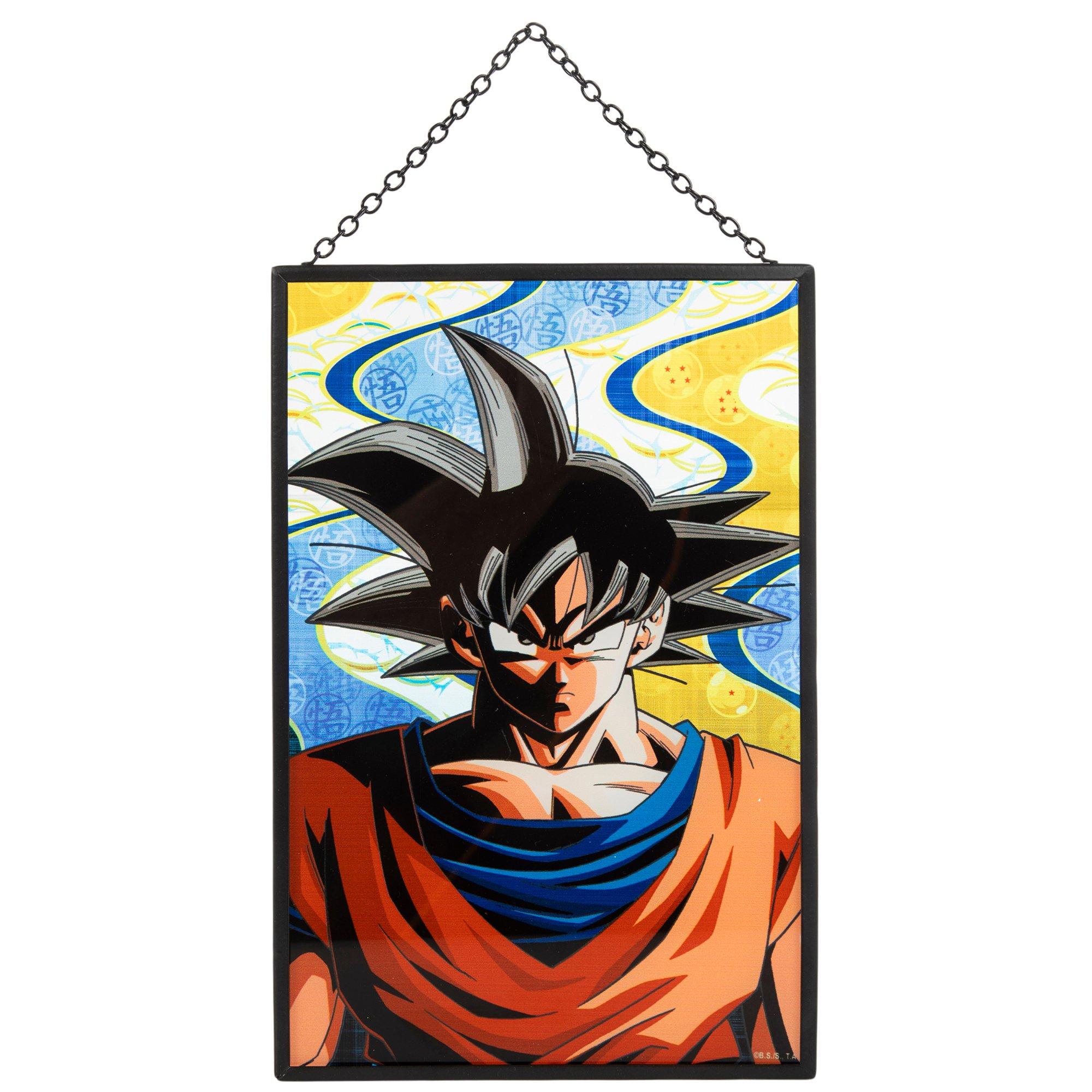 Dragon Ball Z Goku Stained Glass Wall Decor | Hobby Lobby | 2551349