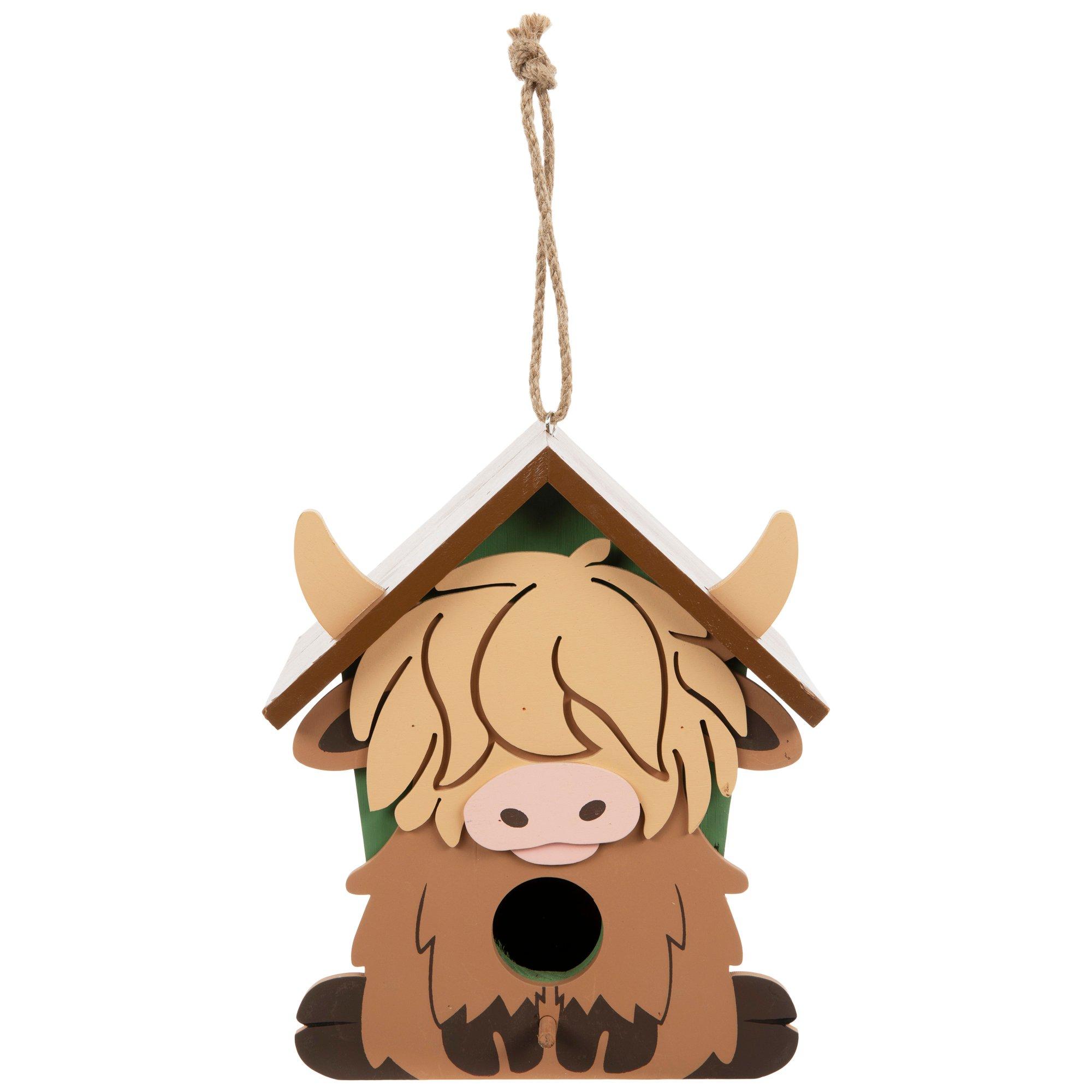 Highland Cow Wood Birdhouse | Hobby Lobby | 2552768