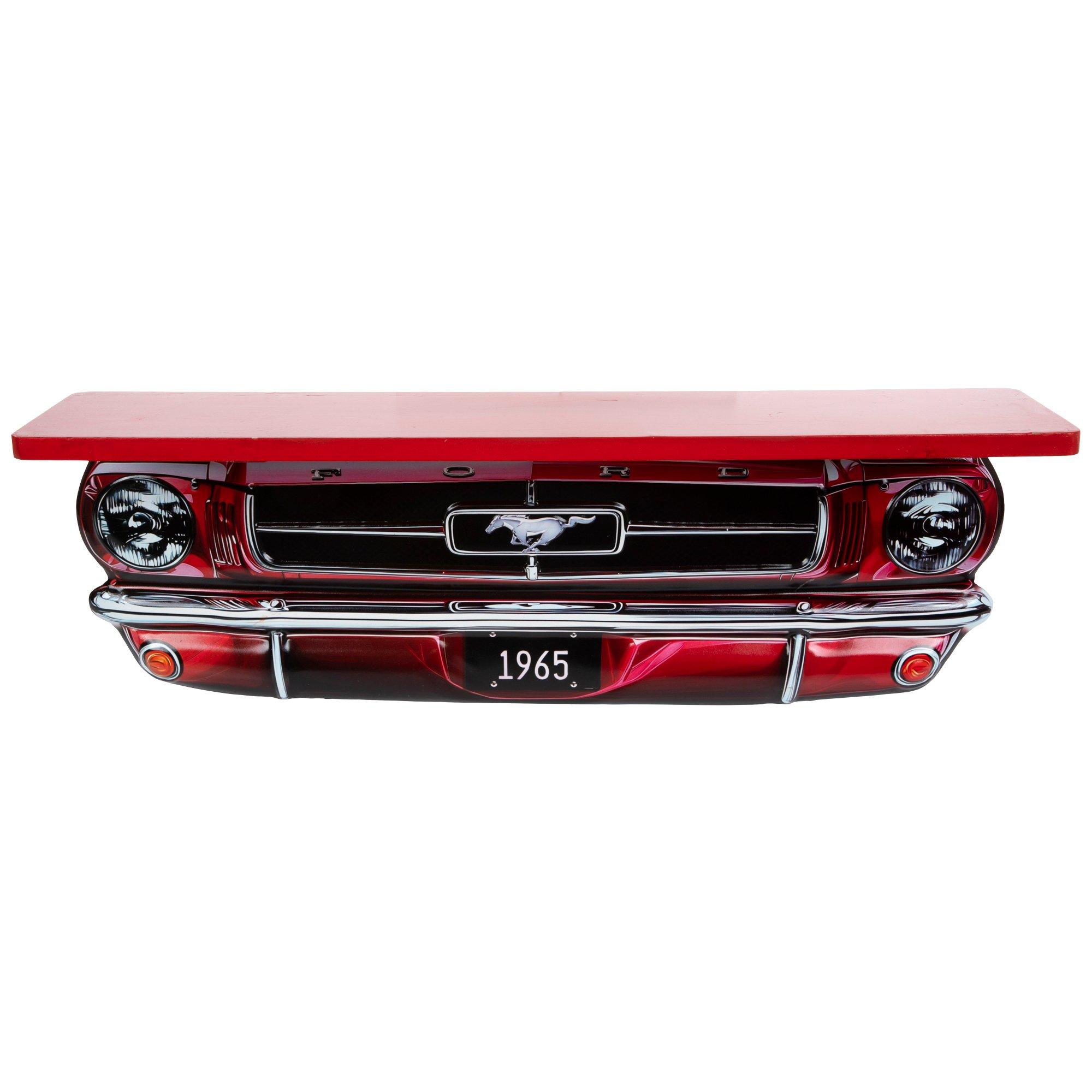 Red Ford Mustang Wood Wall Shelf | Hobby Lobby | 2555589
