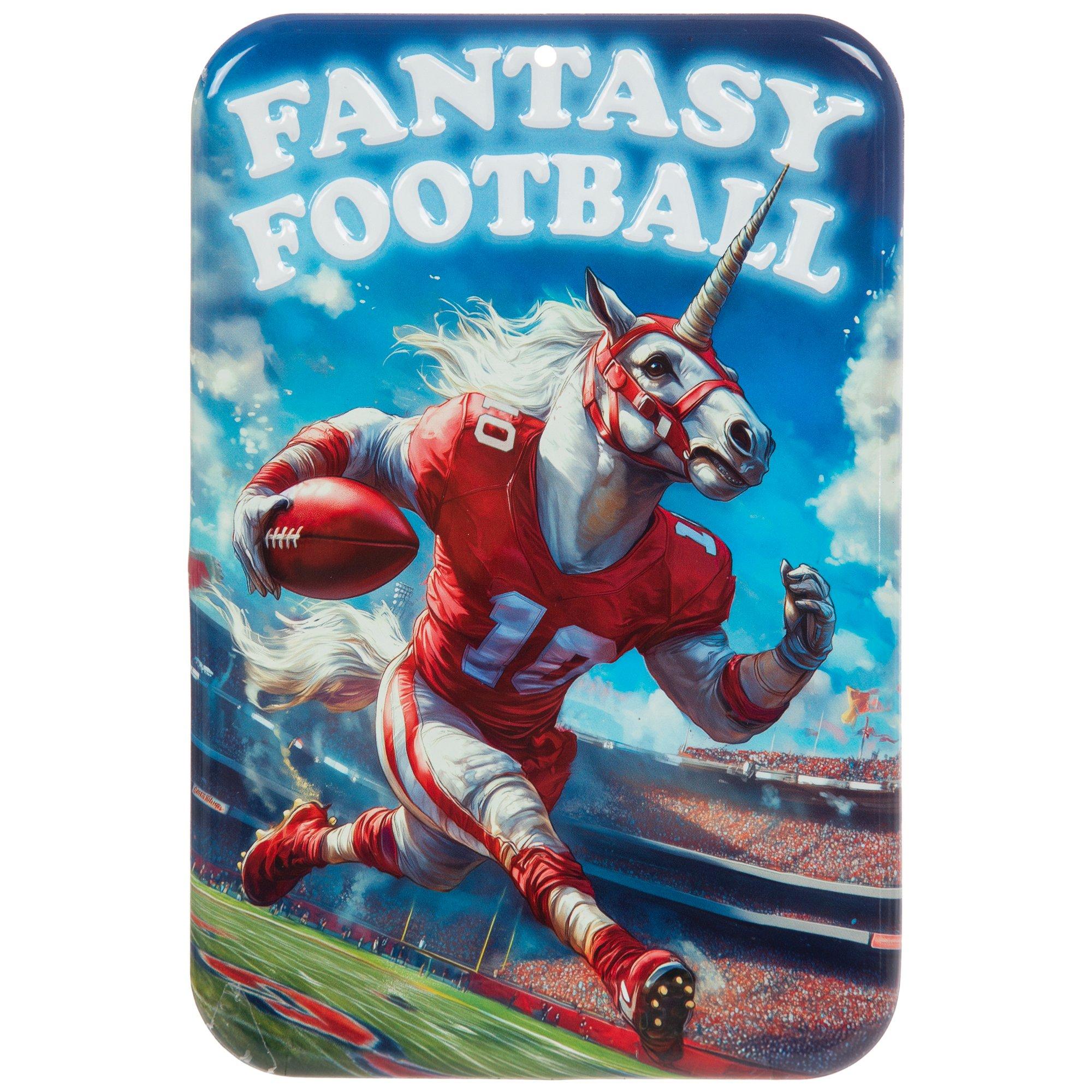 Unicorn & Fantasy Football Metal Sign | Hobby Lobby | 2556348