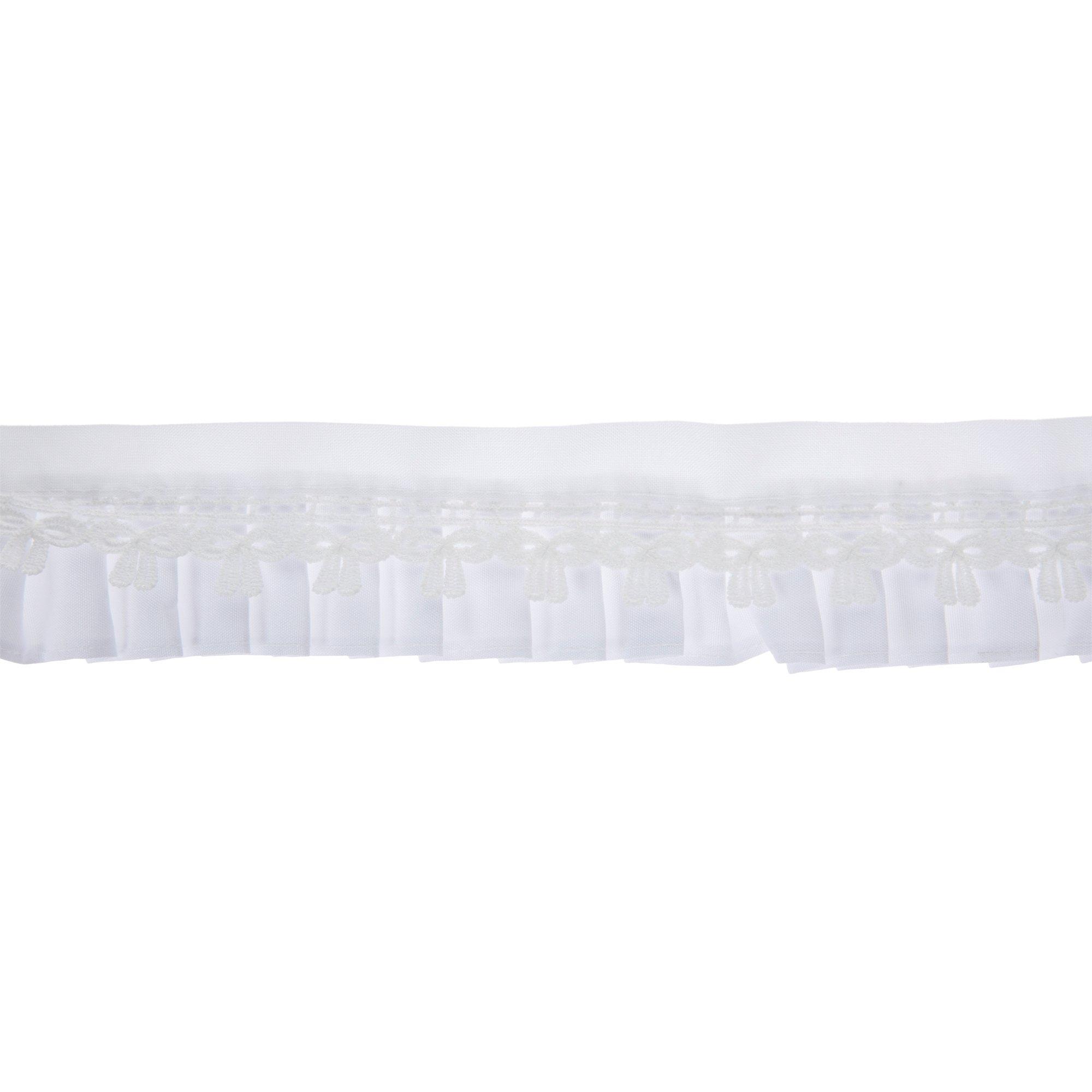 White Pleated Bow Trim | Hobby Lobby | 2568939