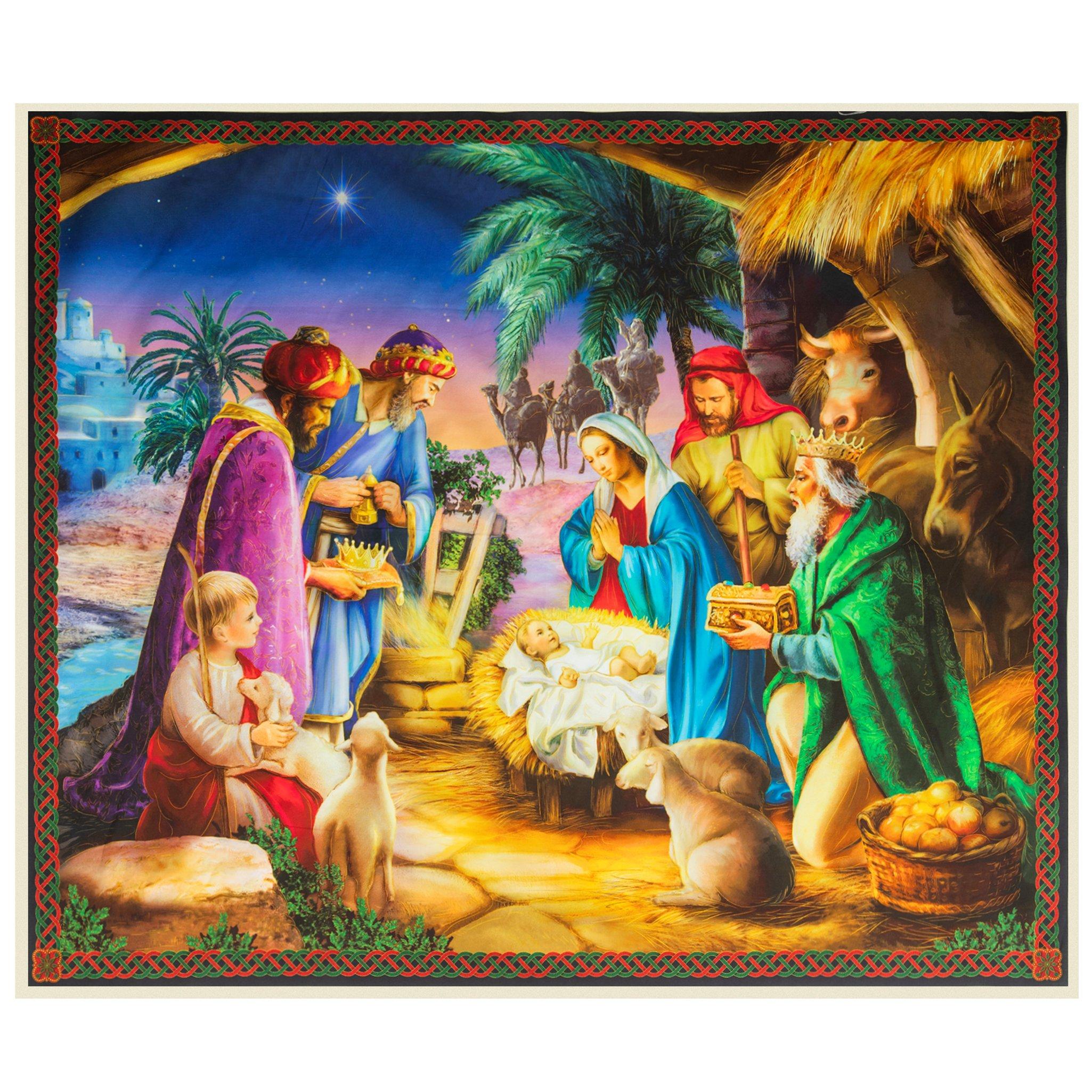 Nativity Panel Cotton Fabric | Hobby Lobby | 2571164