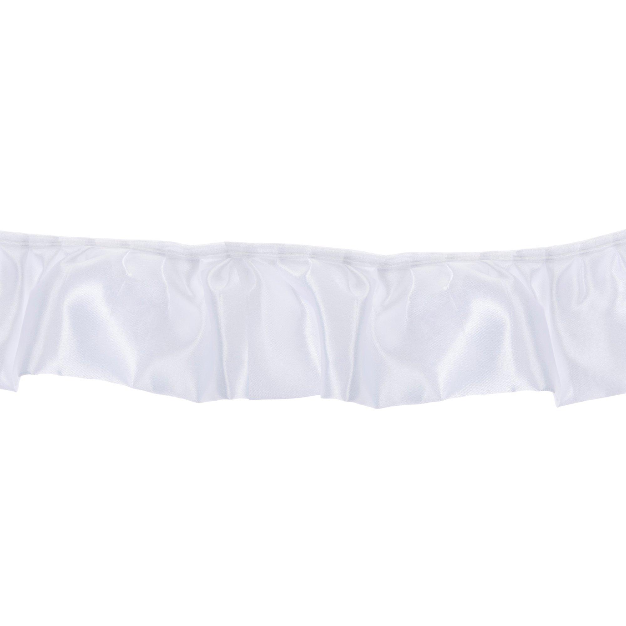 White Satin Ruffle Trim | Hobby Lobby | 2571321