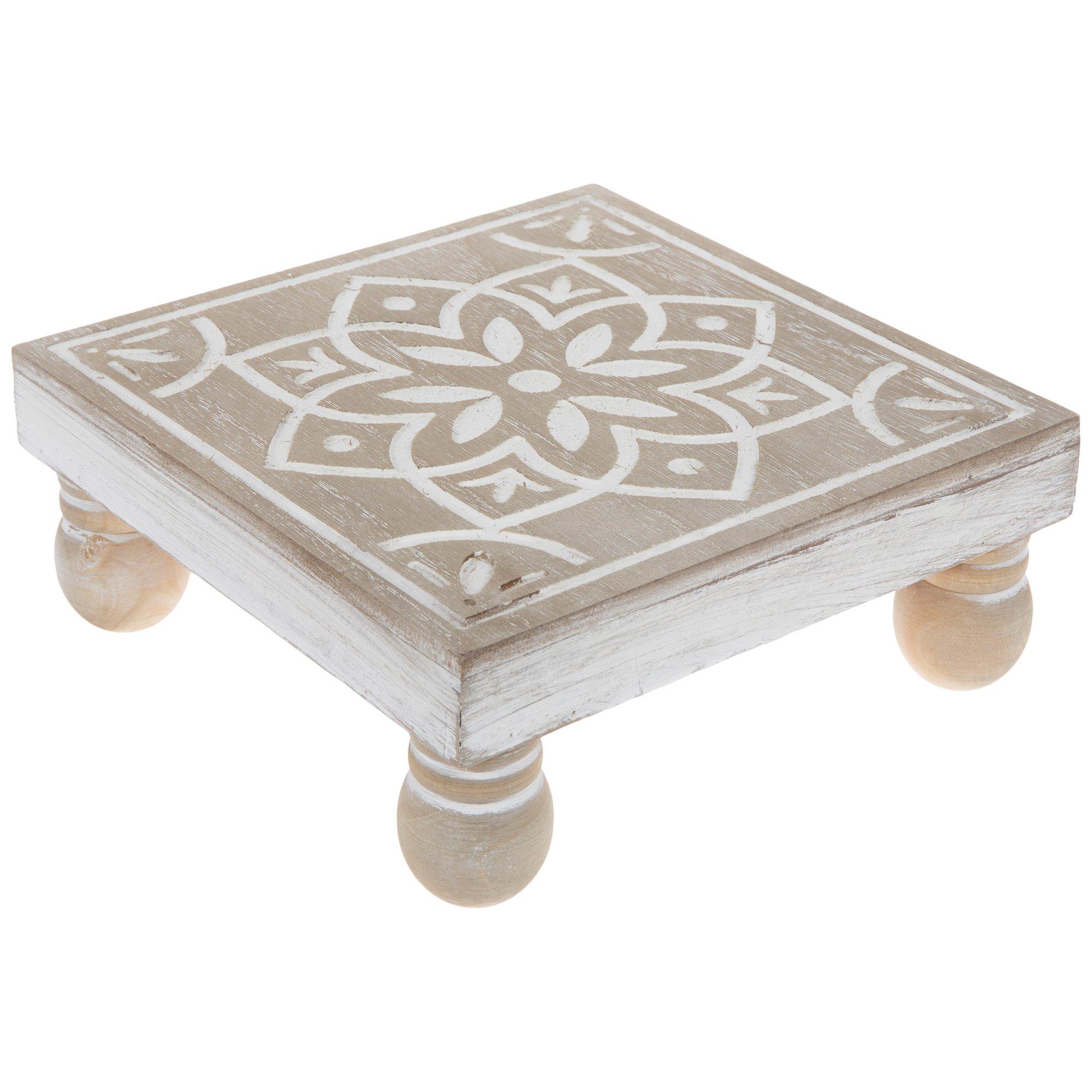 Carved Tile Wood Riser | Hobby Lobby | 2572329