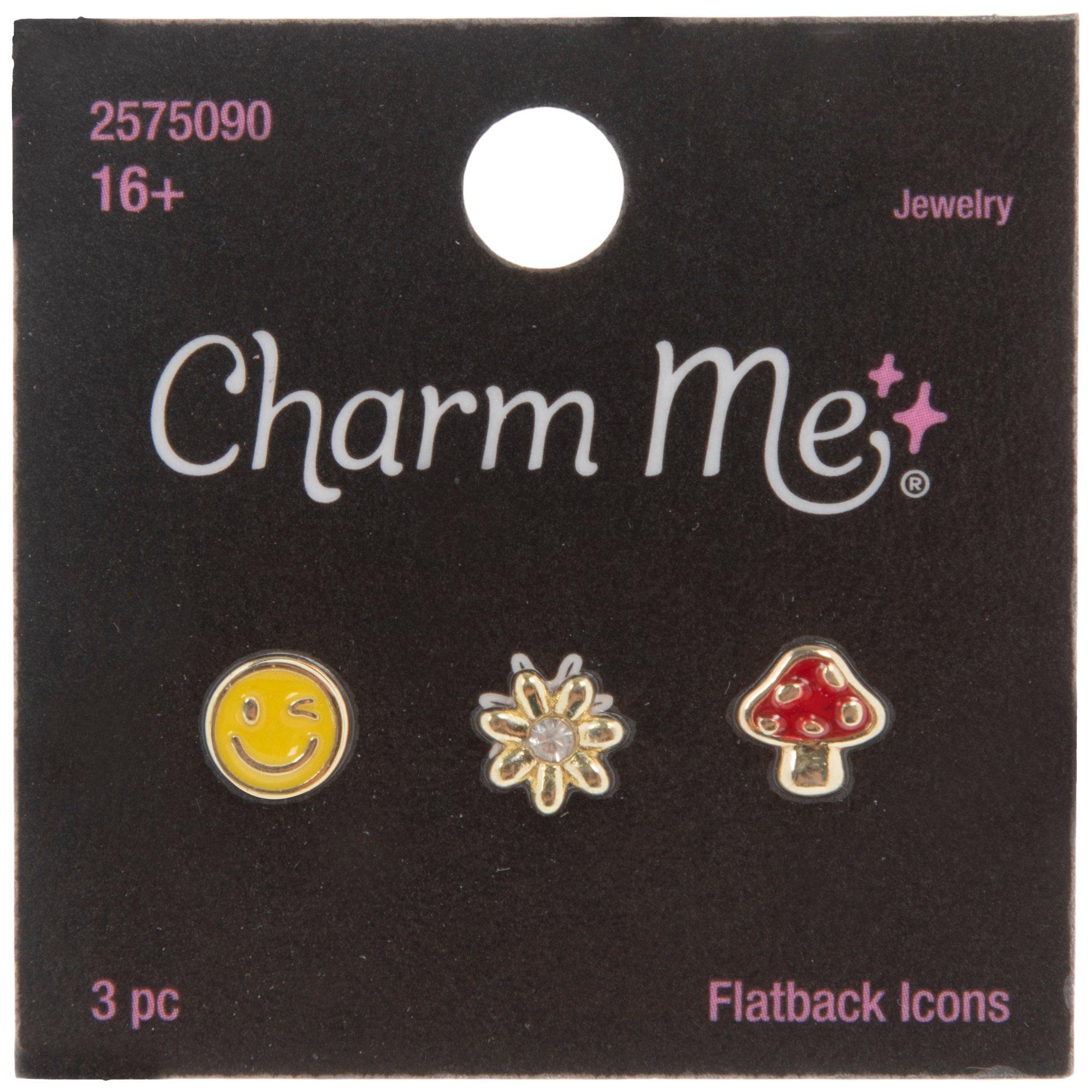Smiley Face, Flower & Mushroom Flatback Embellishments | Hobby Lobby ...