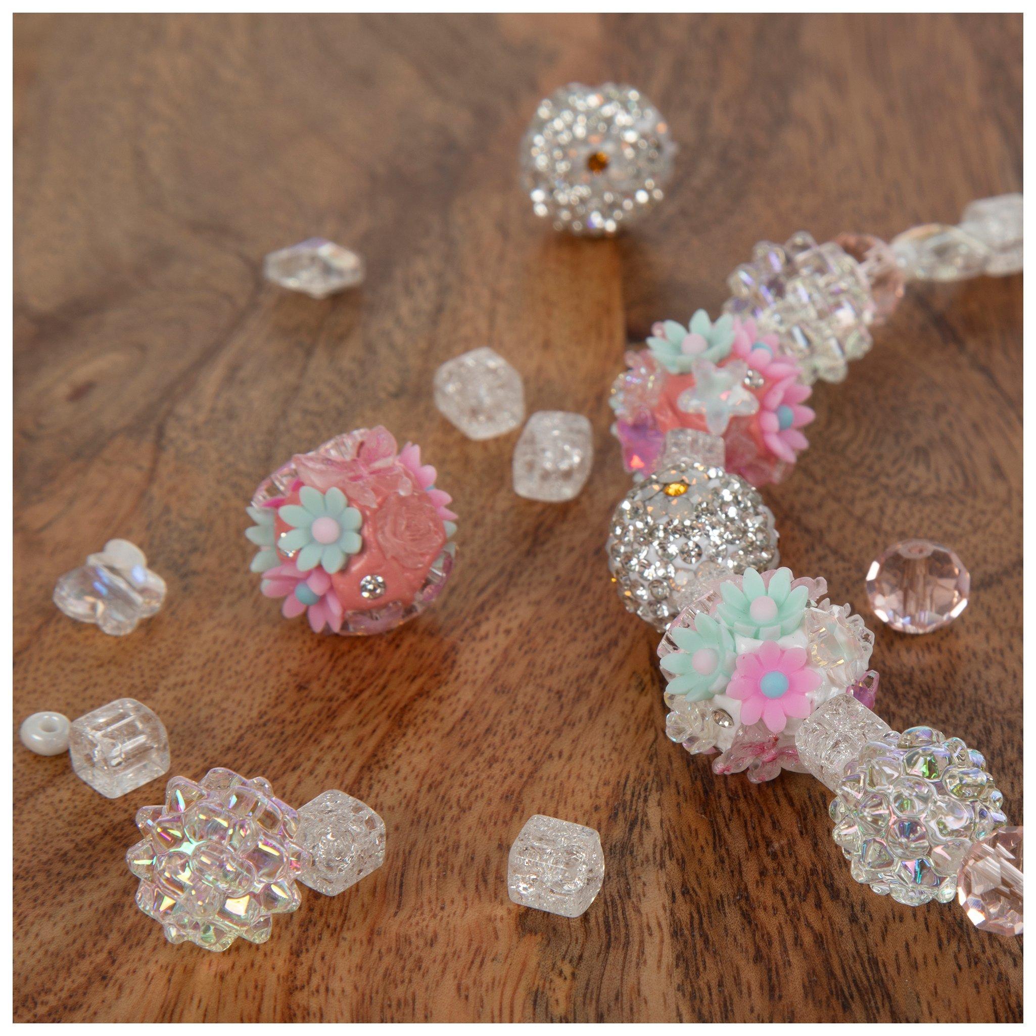 Rhinestone & Flower Cluster Bead Strand | Hobby Lobby | 2577070