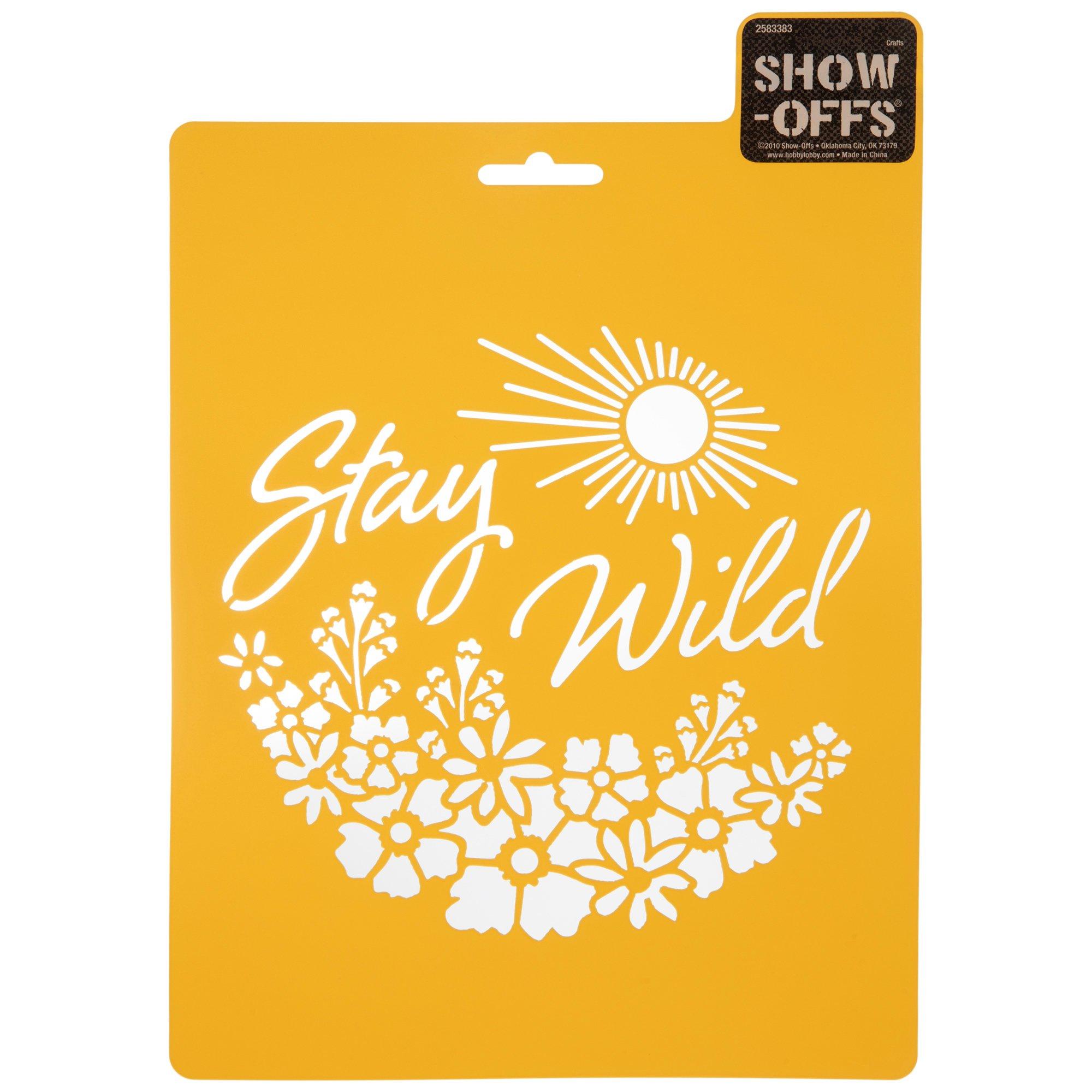 Stay Wild Stencil | Hobby Lobby | 2583383