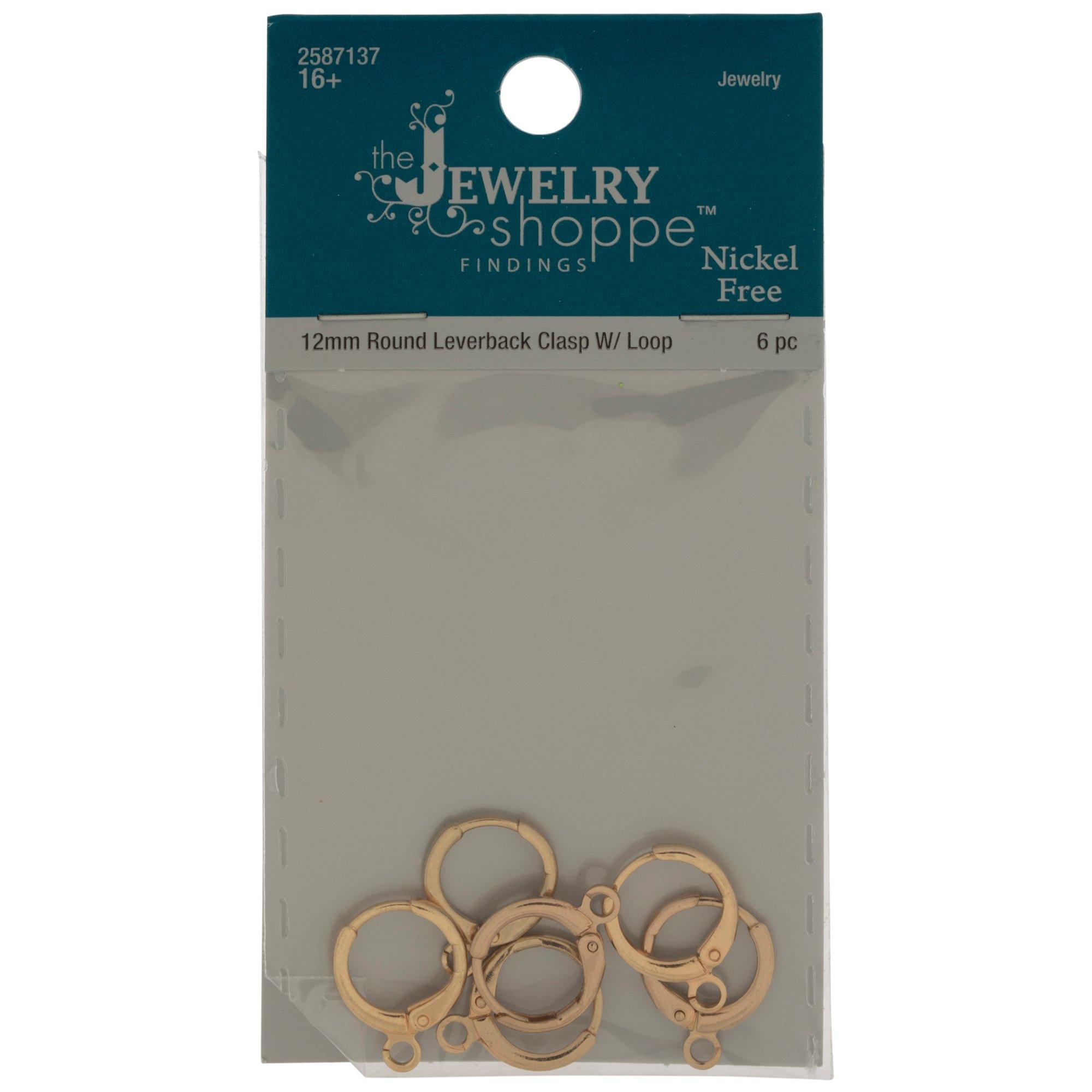 Round Leverback Clasps With Loop | Hobby Lobby | 2587137