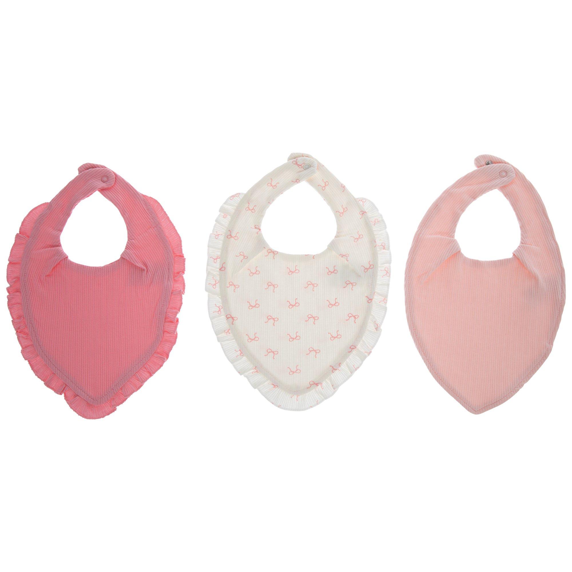 Pink Bow Ruffle Bandana Bibs | Hobby Lobby | 2590420