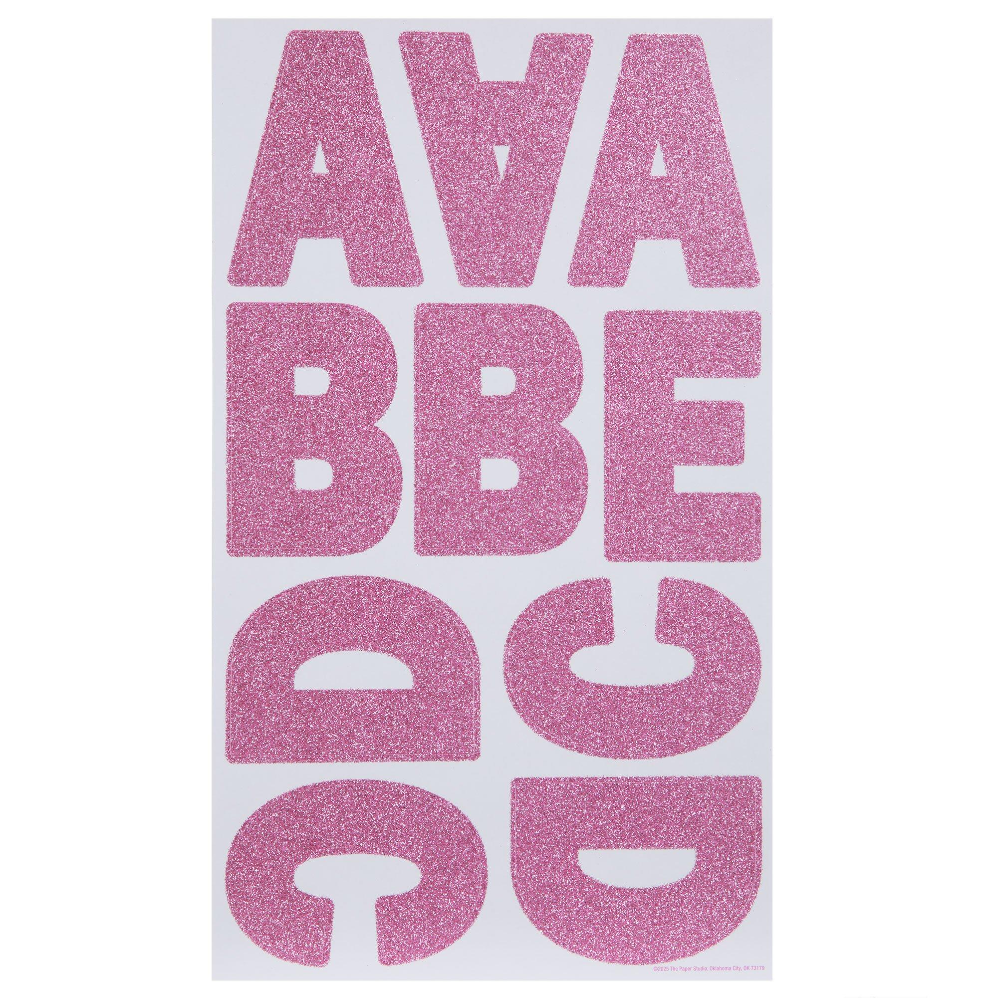 Glitter Franklin Large Alphabet Stickers | Hobby Lobby | 2595429