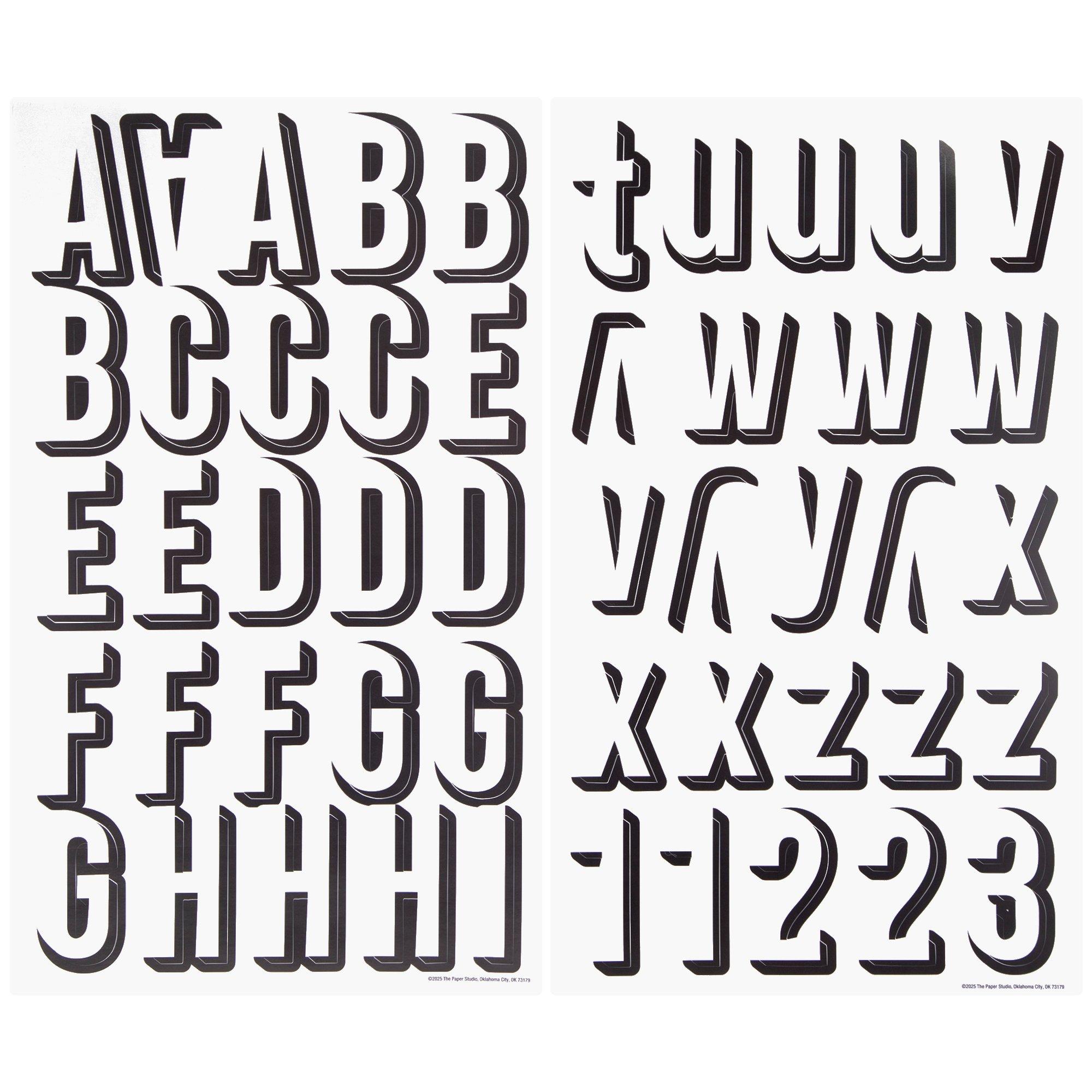 Two-Tone Alphabet Vinyl Stickers | Hobby Lobby | 2595551