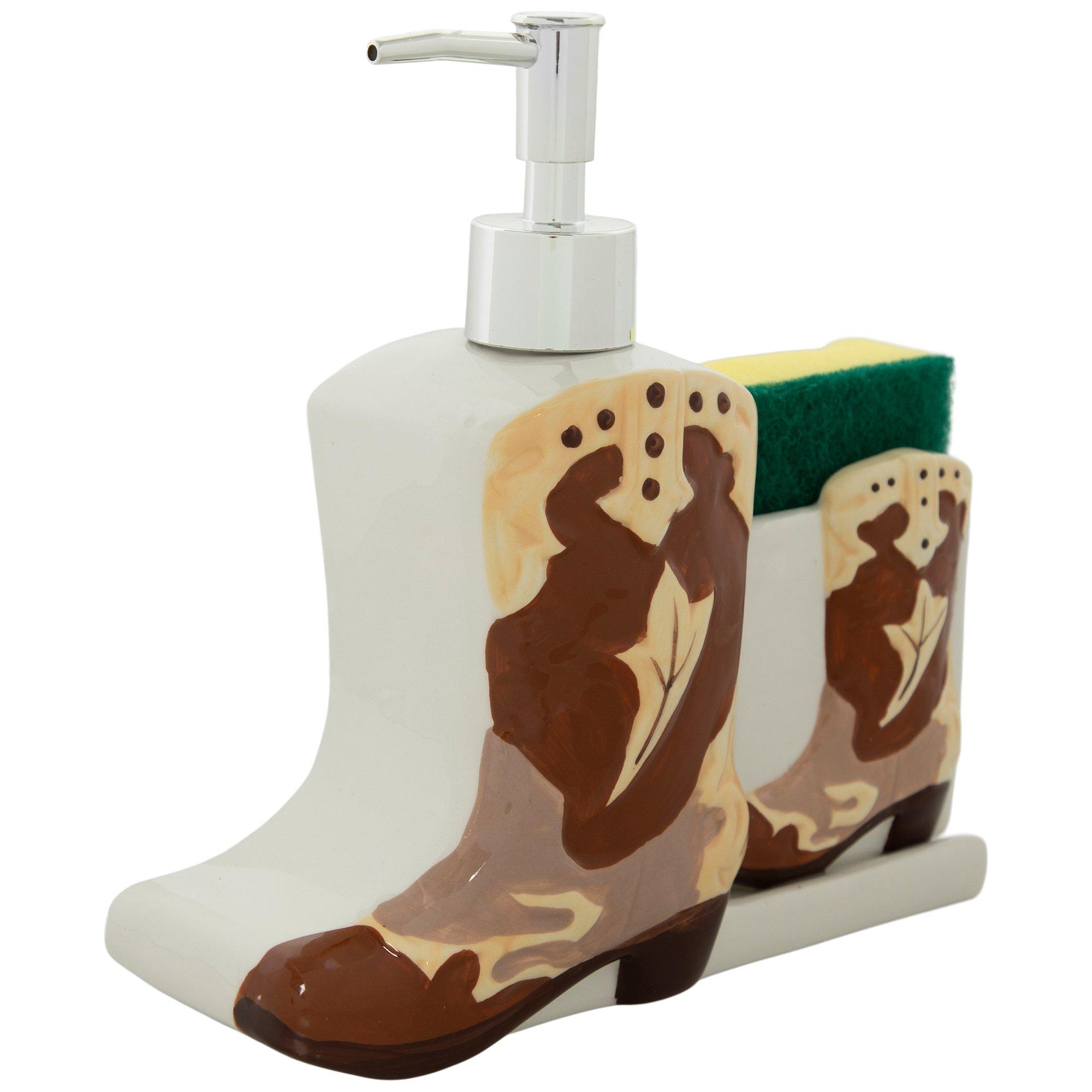 Cowboy Boot Soap Dispenser & Sponge | Hobby Lobby | 2595940