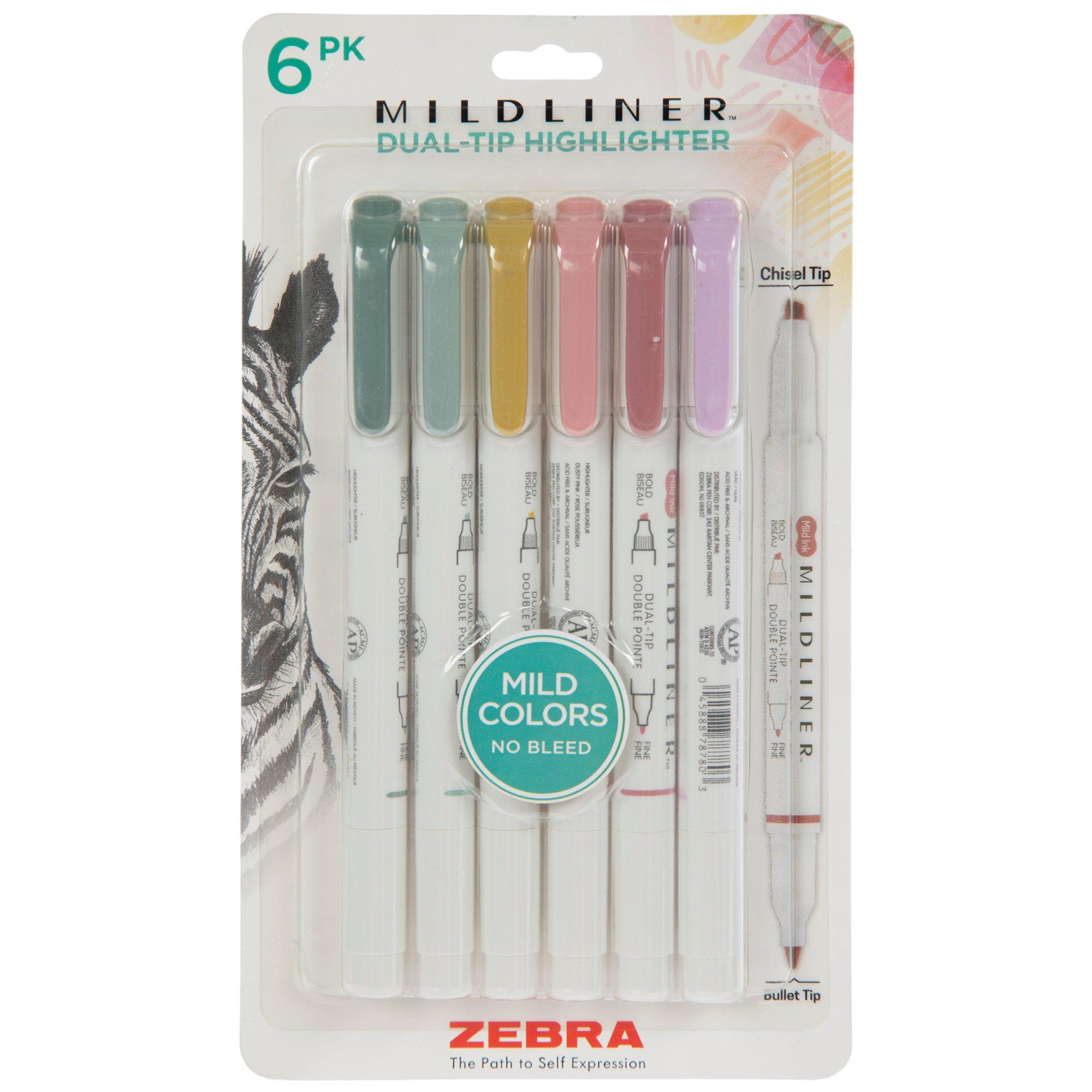 Zebra Midliner Dual-Tip Highlighters - 6 Piece Set | Hobby Lobby | 2597748