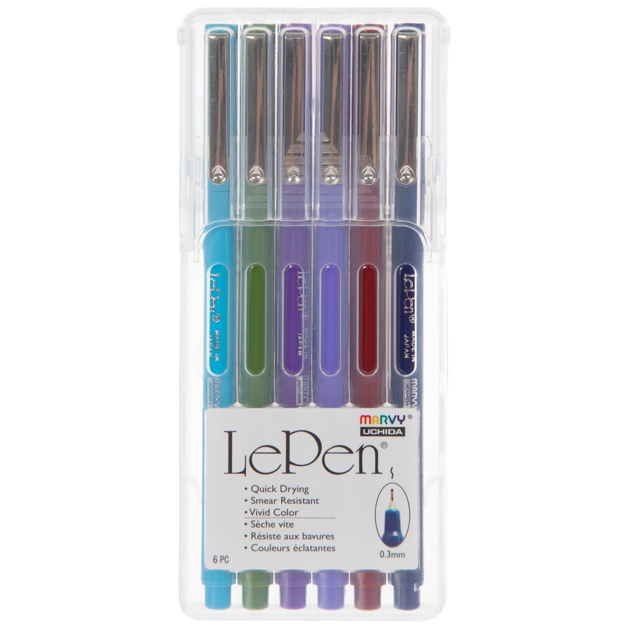 LePen Extra Fine Pens - 6 Piece Set | Hobby Lobby | 2597813